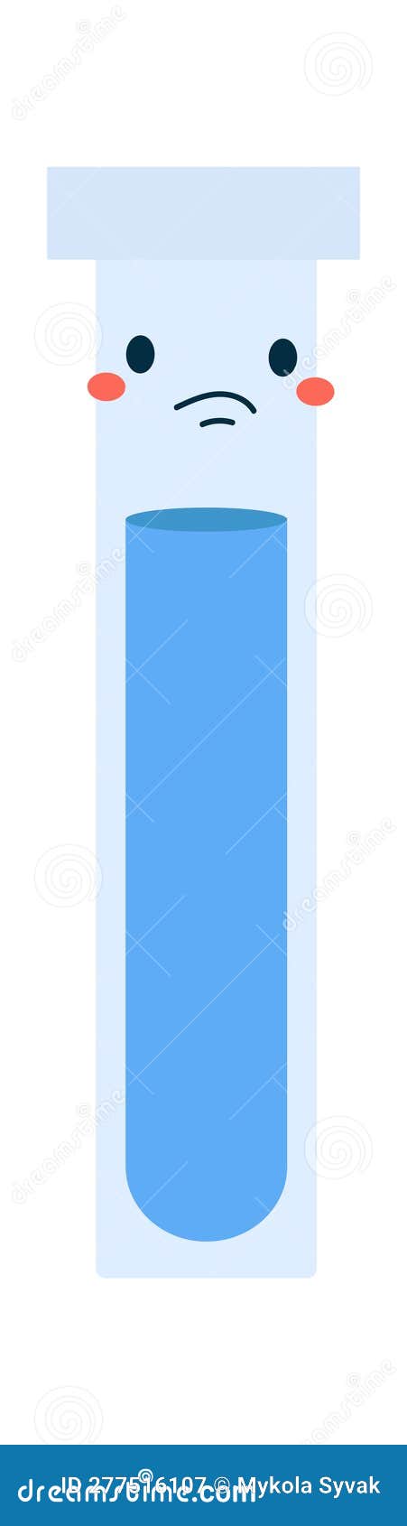 Laboratory Flask Character stock vector. Illustration of test - 277516107