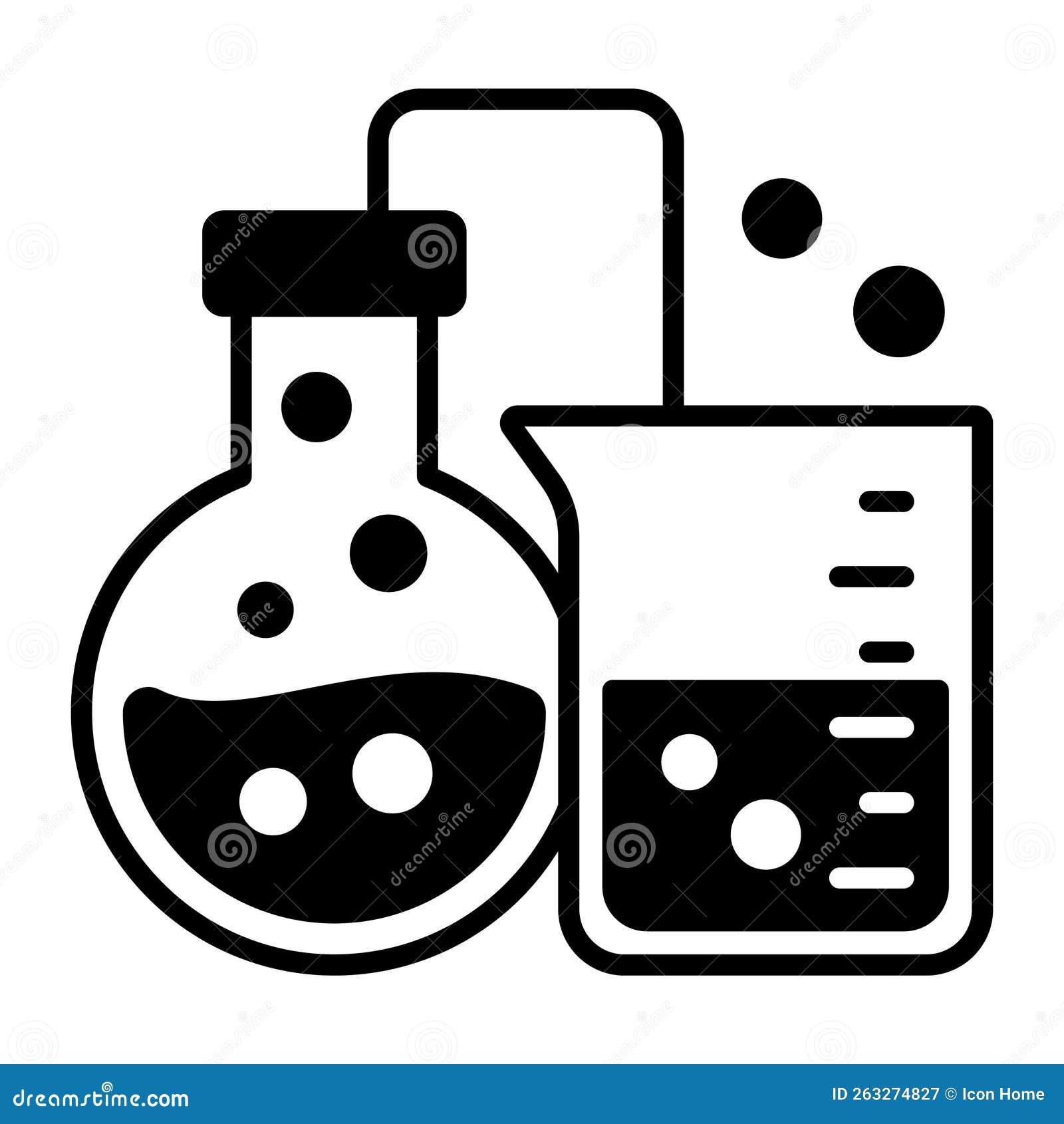 Laboratory, Flask Modern Concepts Flat Design, Premium Quality Vector ...