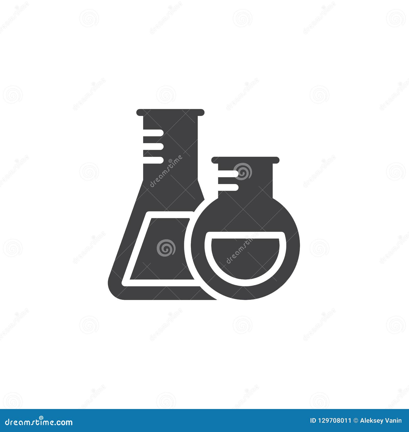 Laboratory Flask Vector Icon Stock Vector - Illustration of single ... Laboratory Flask Vector Icon Stock Vector - Illustration of single ...