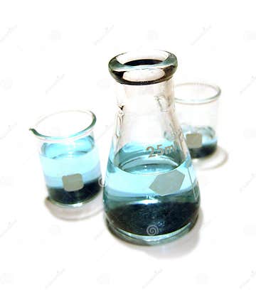 Laboratory Flasks stock photo. Image of experiments, experiment - 298330