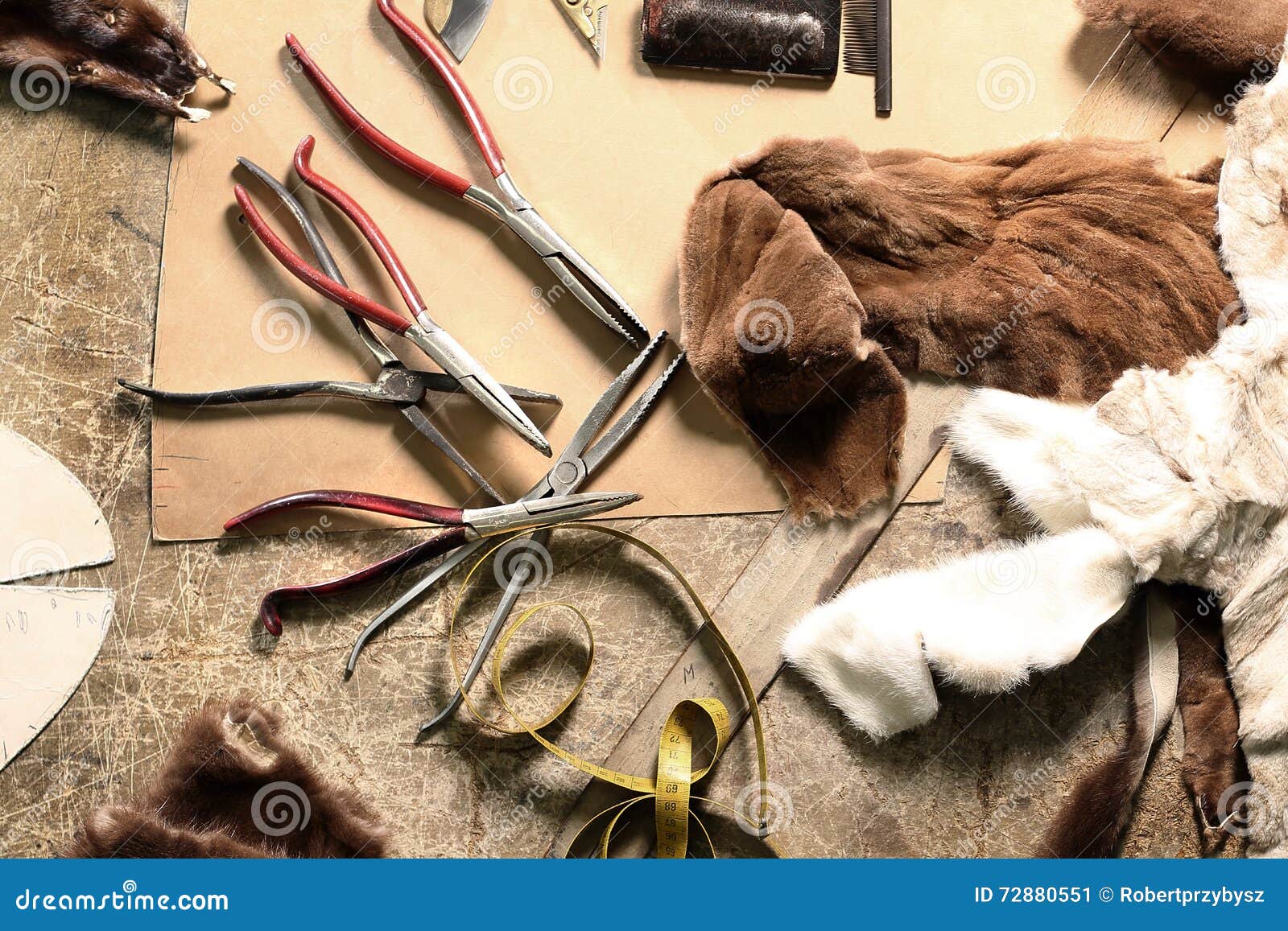 Laboratory Furrier, Fur Design Stock Image - Image of tools, vesicle ...