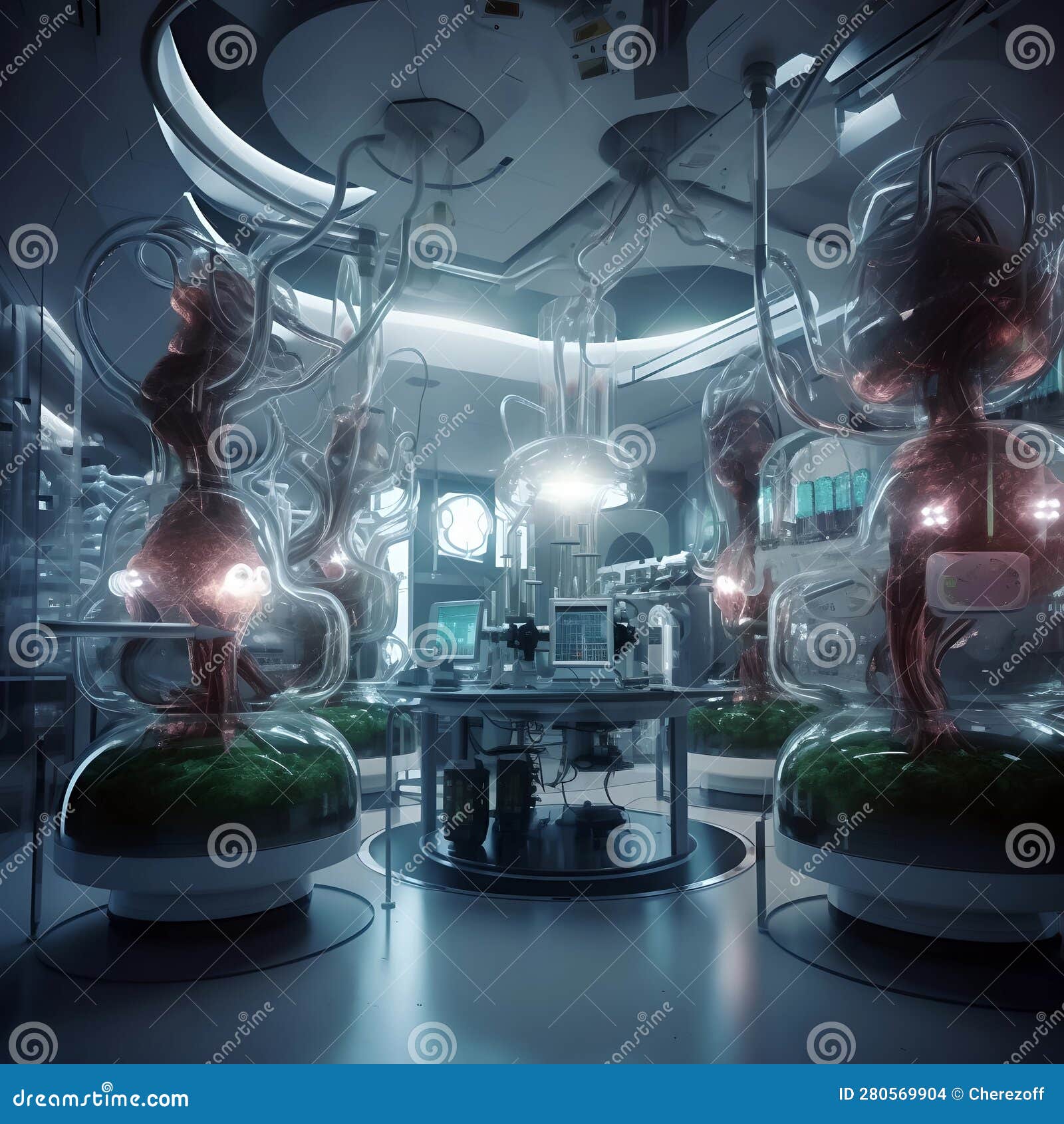 The Laboratory of the Future Stock Photo - Image of chemistry ...