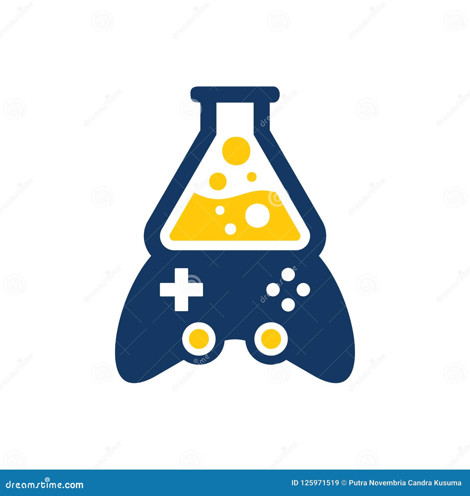 Laboratory Game Logo Icon Design Stock Vector - Illustration of graphic ...