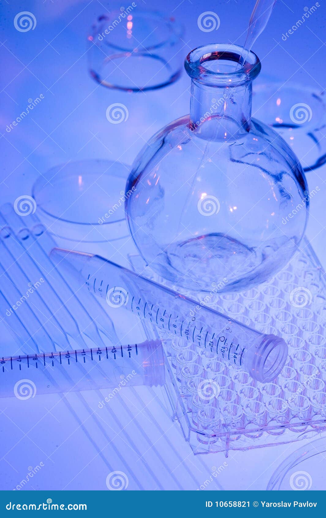 Laboratory glass stock image. Image of chemical, biotechnology - 10658821