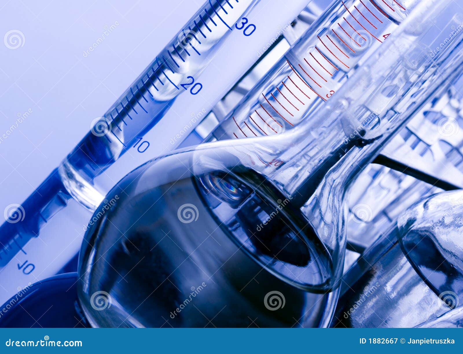 Laboratory glass stock image. Image of gown, glassware - 1882667