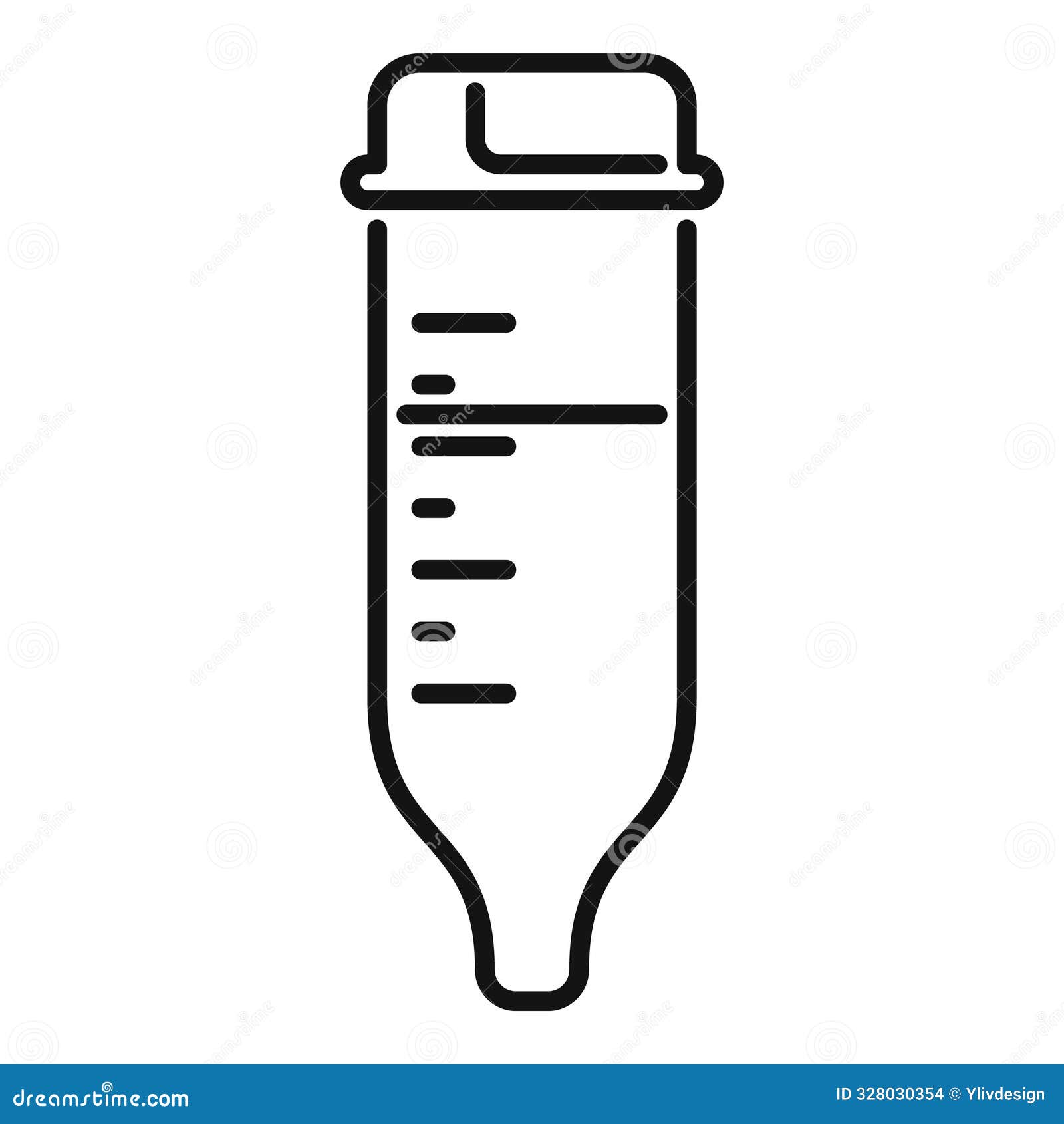 Laboratory Glass Beaker Measuring Liquid Icon Stock Illustration ...