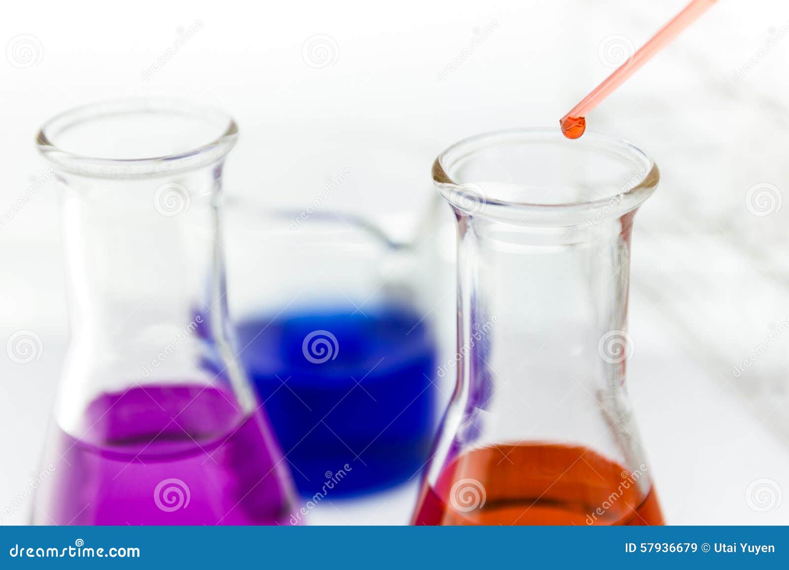 Laboratory Glass Dropper Drop Solution Stock Image - Image of analysis ...