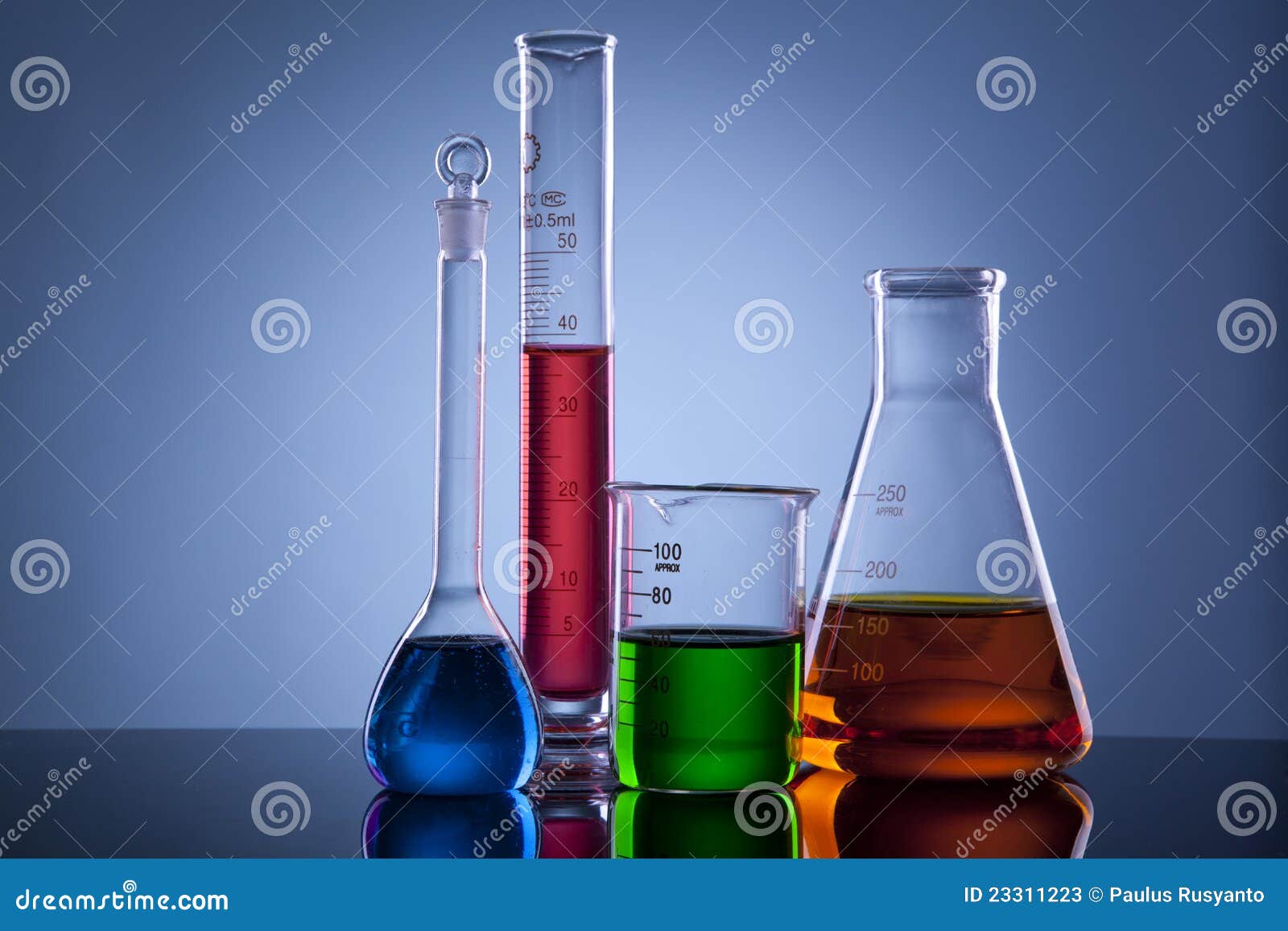 Laboratory Glass Horizontal Stock Image - Image of chemistry ...