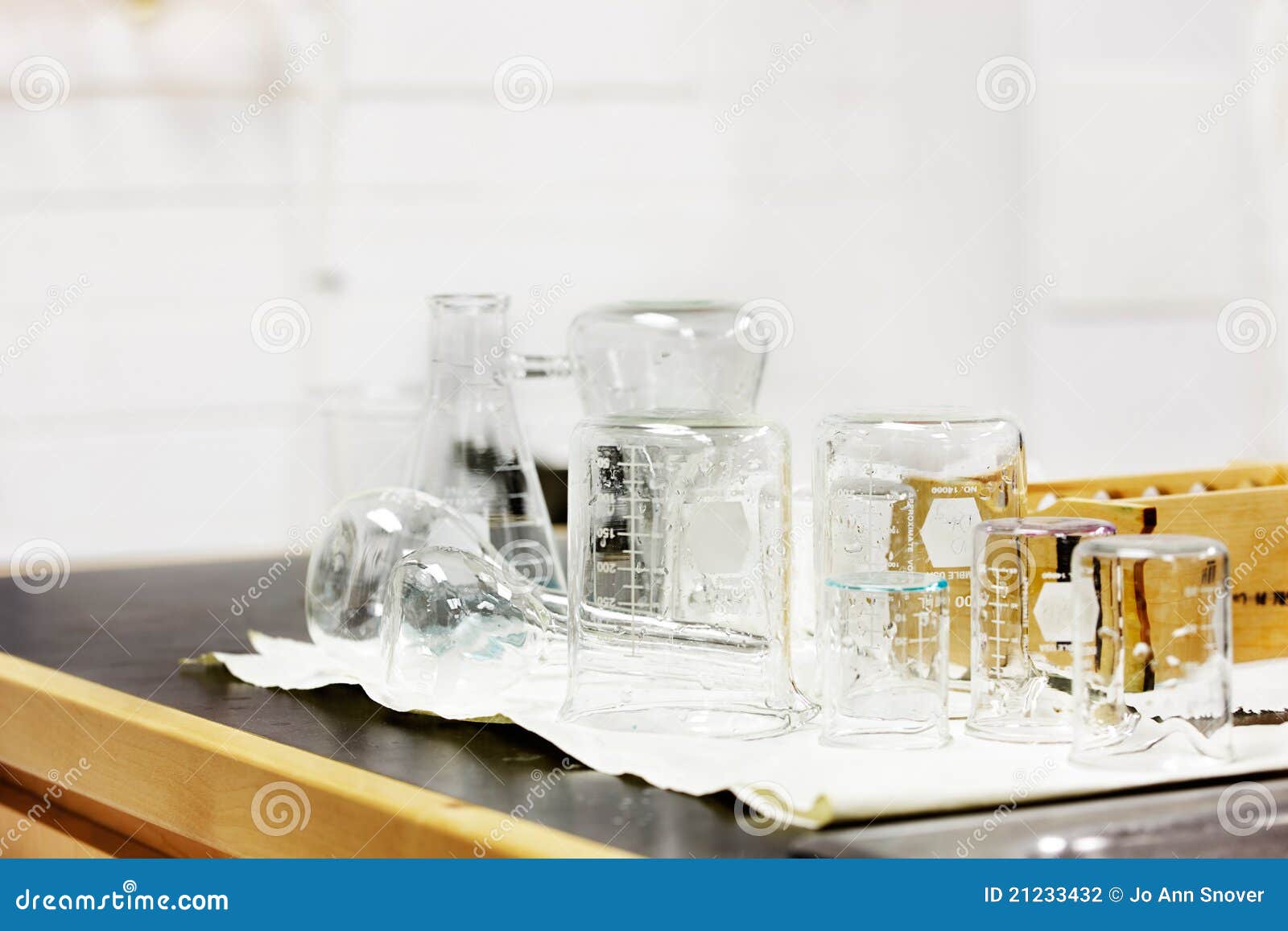 Laboratory glassware stock photo. Image of faucet, glass - 21233432