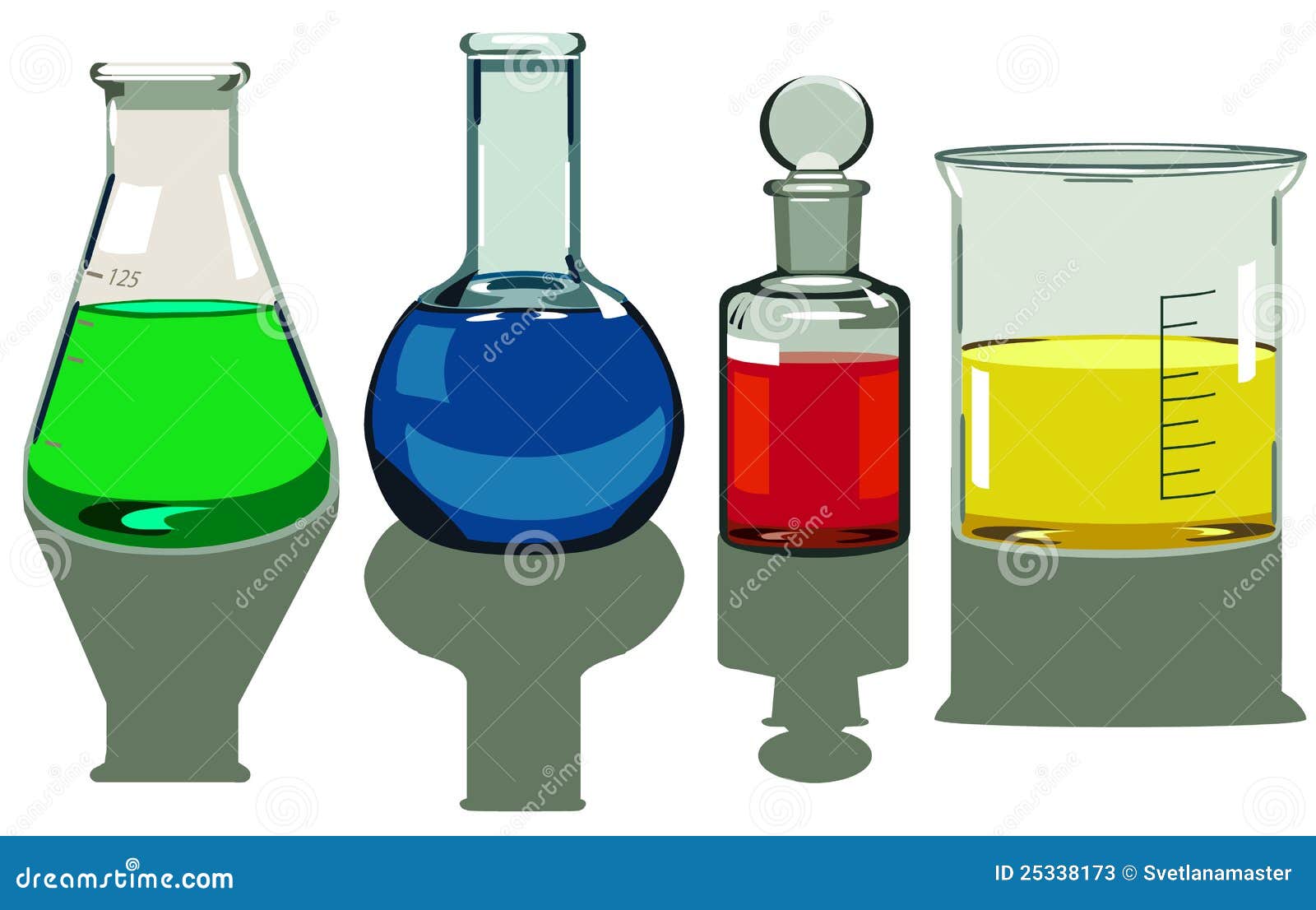 Laboratory Glassware Royalty-Free Cartoon | CartoonDealer.com #8677052