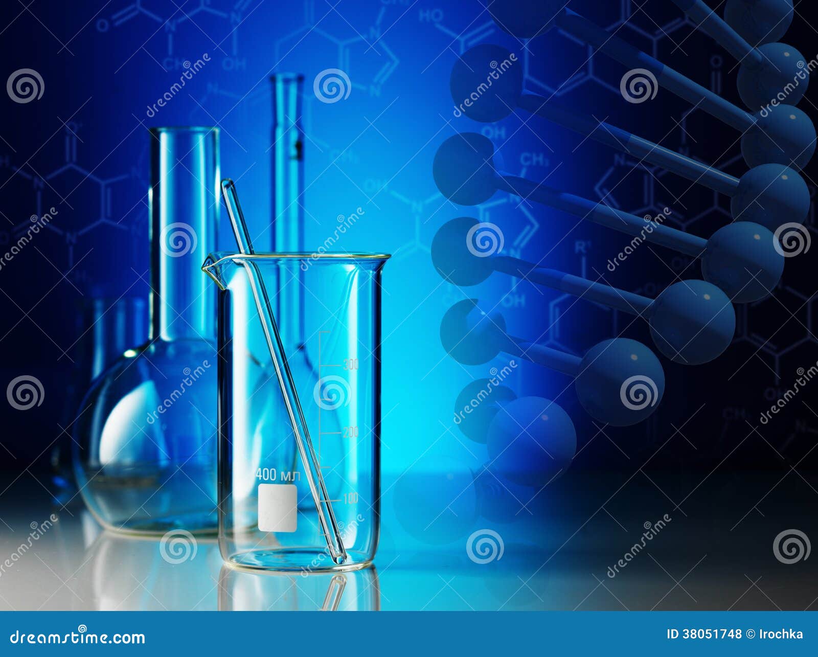 Laboratory glassware stock photo. Image of research, background - 38051748