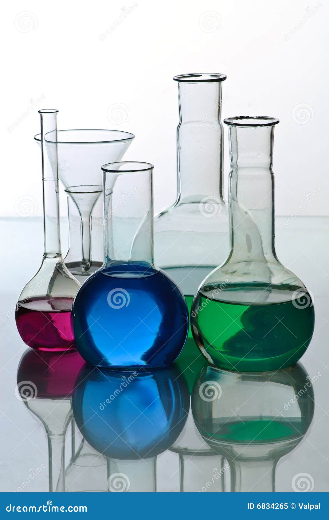 Laboratory glassware stock image. Image of medical, equipment - 6834265