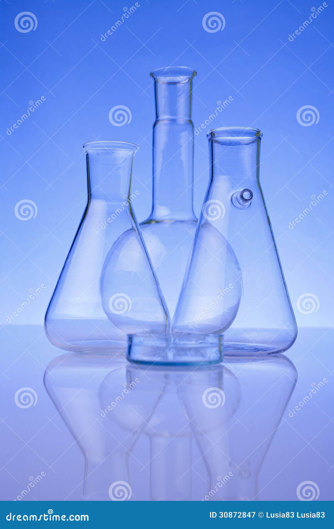 Laboratory glassware stock image. Image of beaker, experiment - 30872847