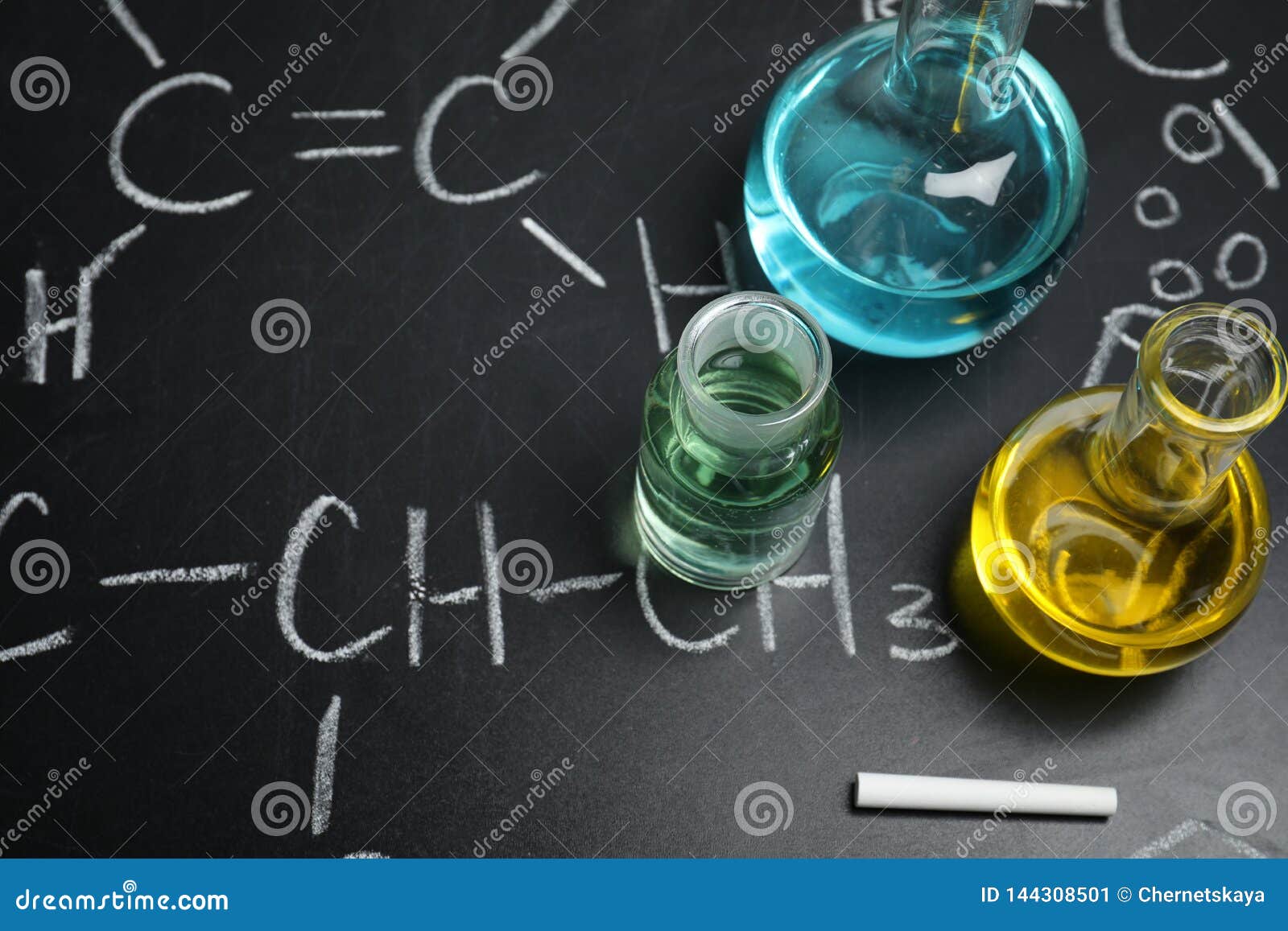 Blackboard With The Chemical Formula Stock Photography | CartoonDealer ...