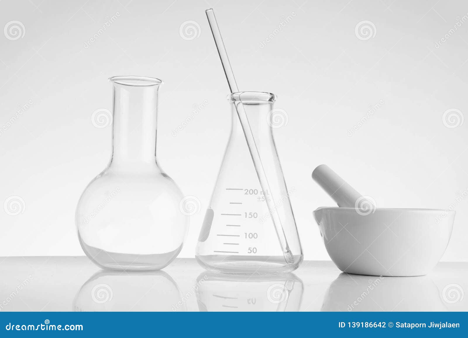 Laboratory Glassware Instruments Empty Equipment for Chemical Lab Stock ...