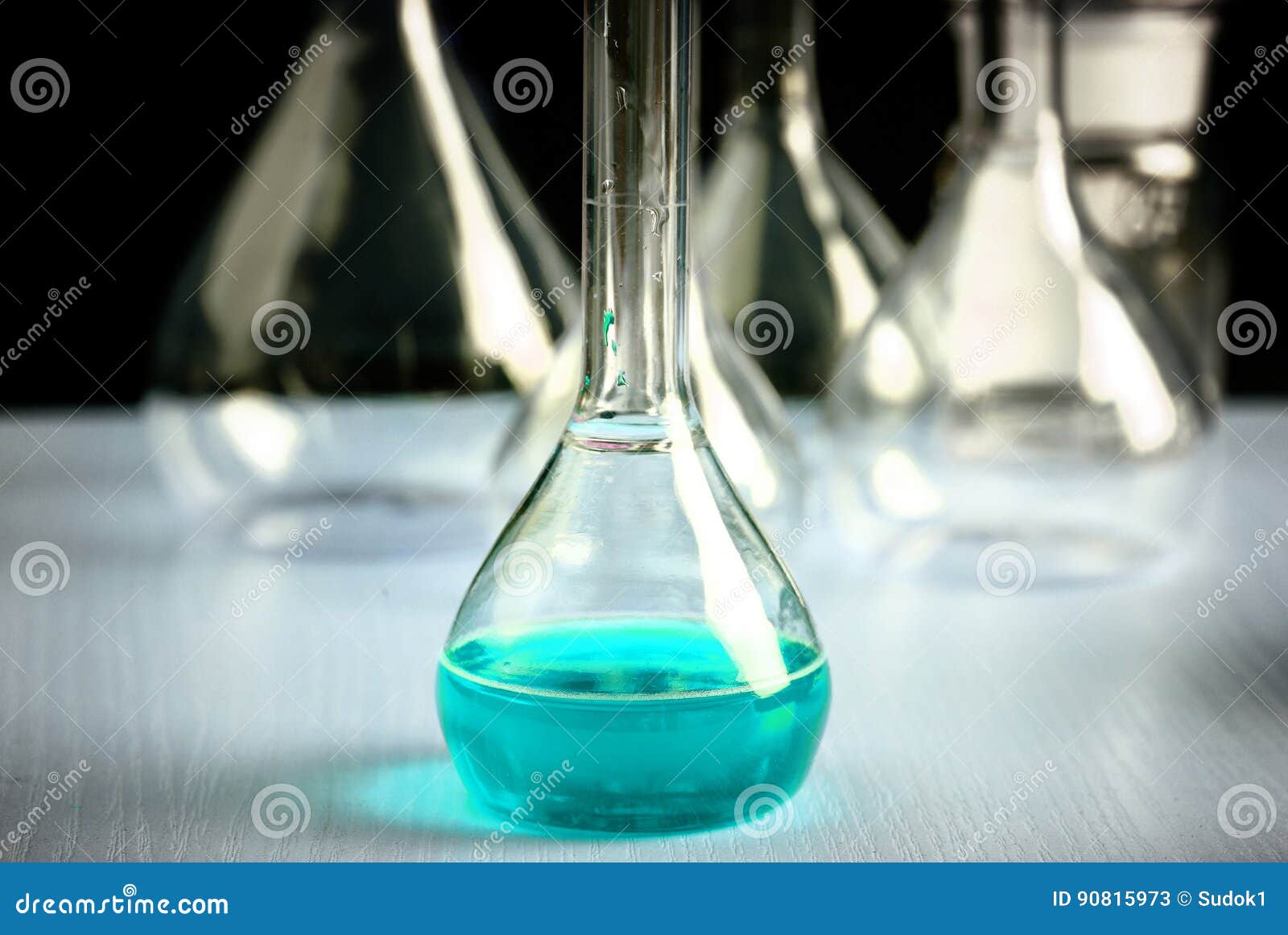 Laboratory Glassware in the Laboratory Stock Image - Image of ...