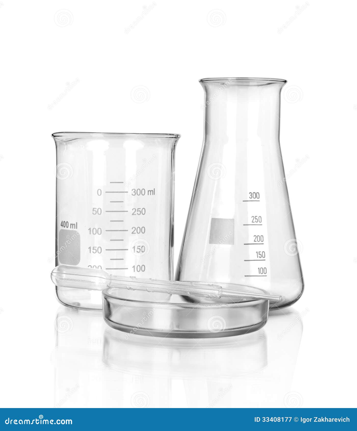 Laboratory Glassware for Liquids Stock Image - Image of chemistry ...