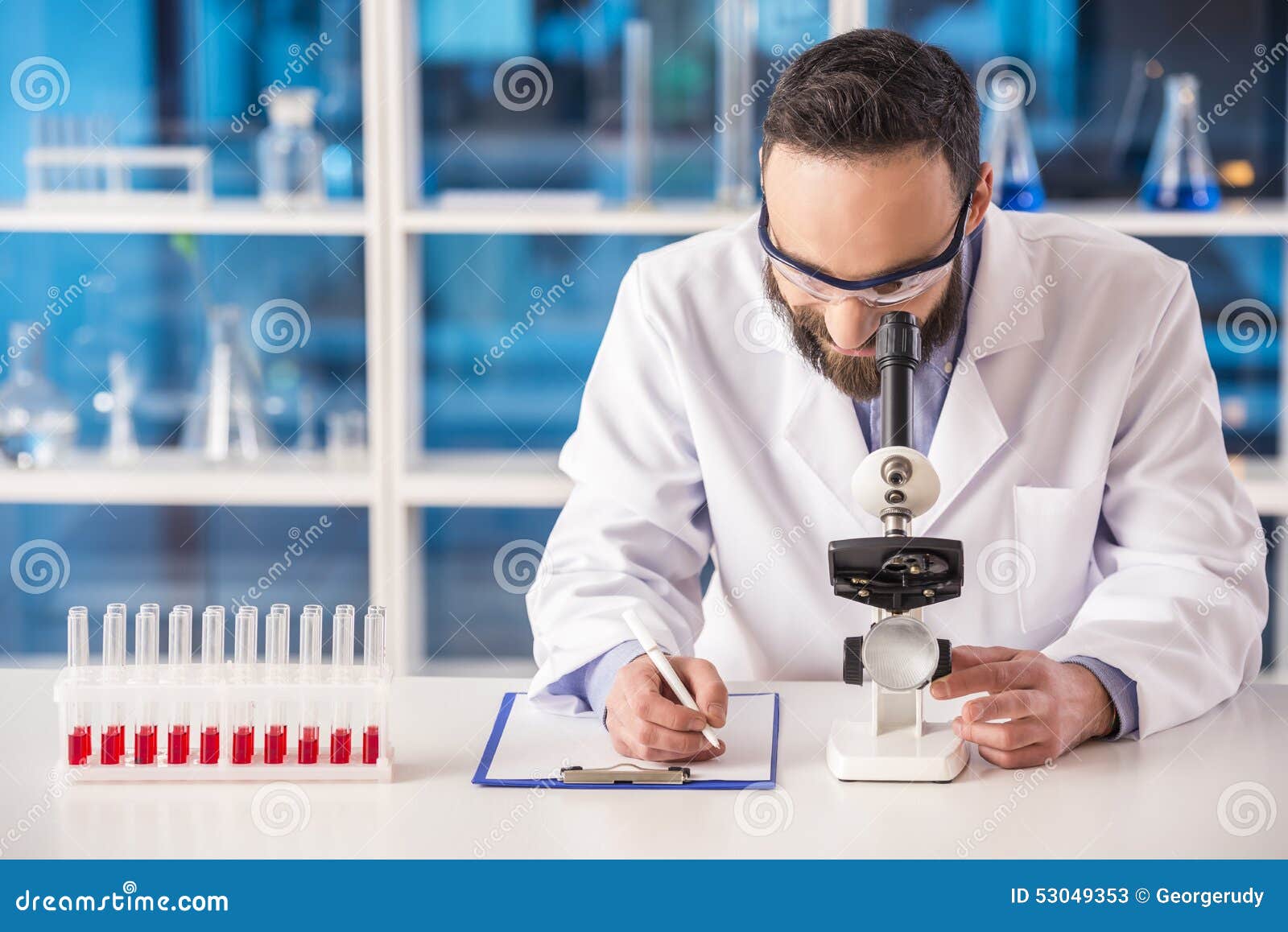 Laboratory stock image. Image of liquid, equipment, male - 53049353