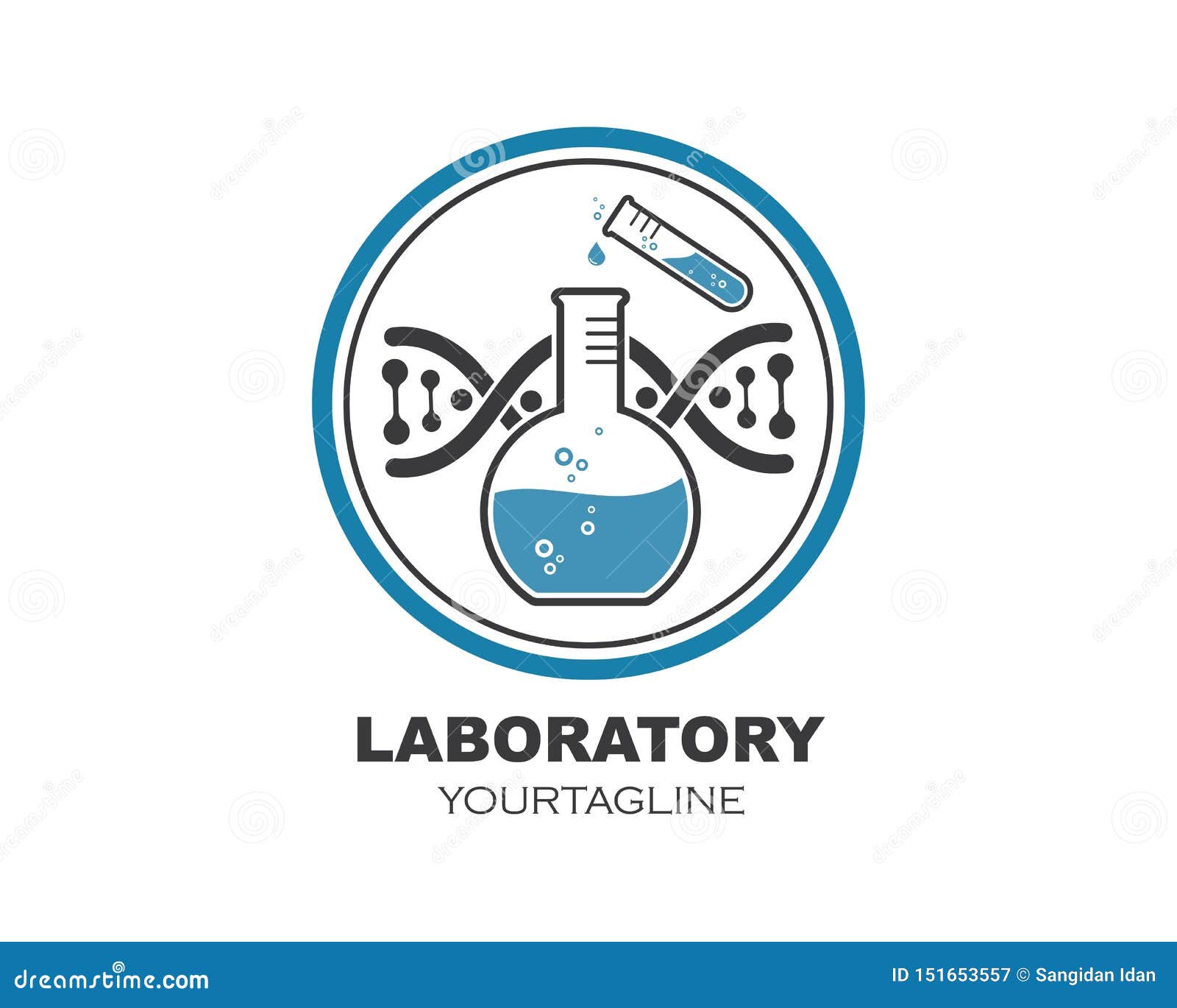 Laboratory Icon Logo Vector Illustration Design Stock Vector ...
