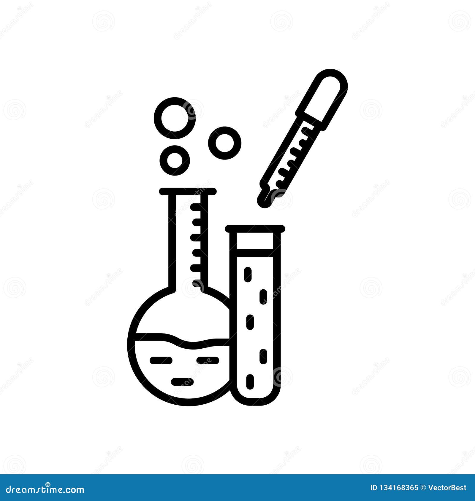 Laboratory Icon Vector Isolated on White Background, Laboratory Sign ...