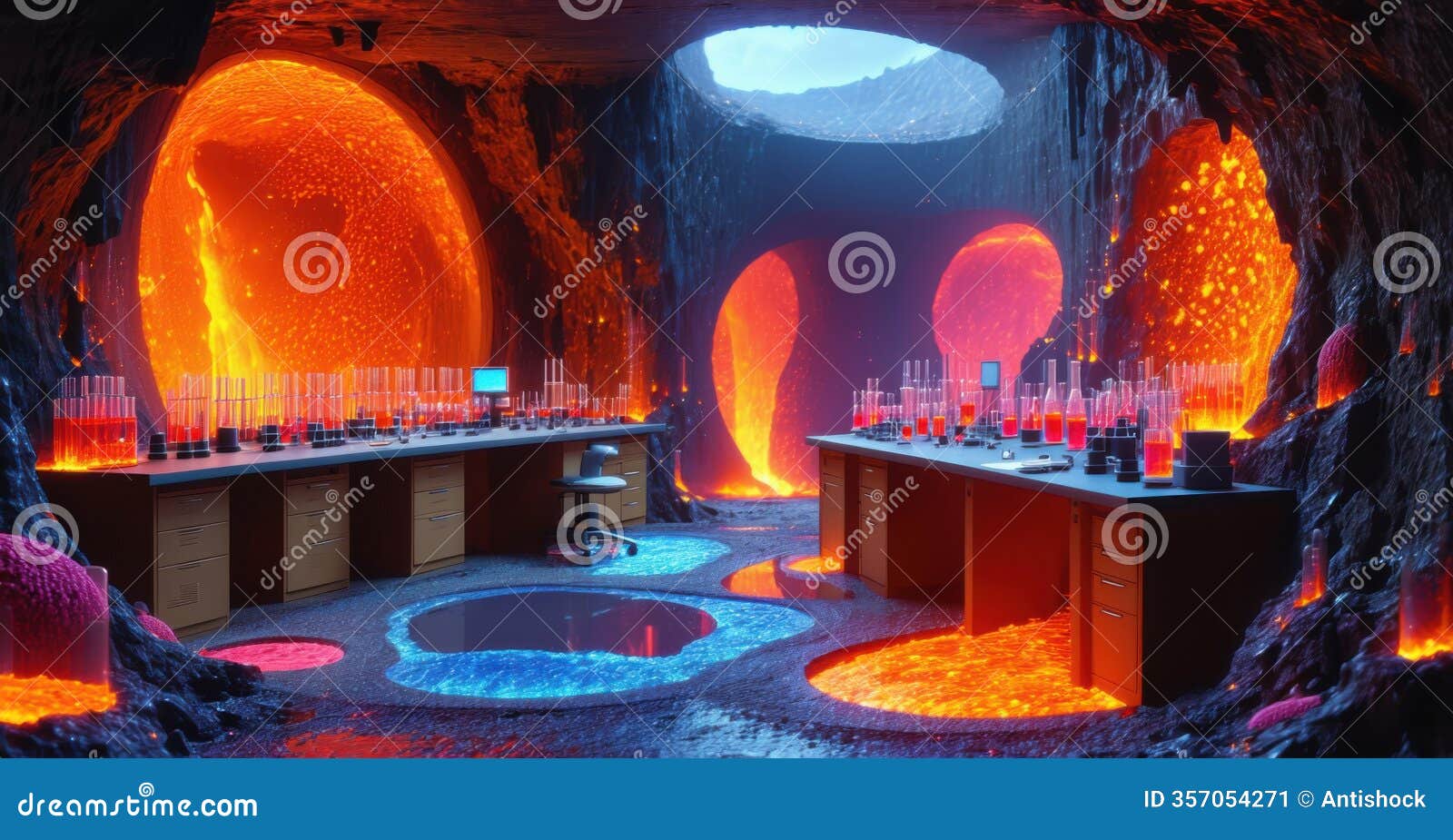 Laboratory Inside Active Volcano Studying Extreme Bacteria for ...