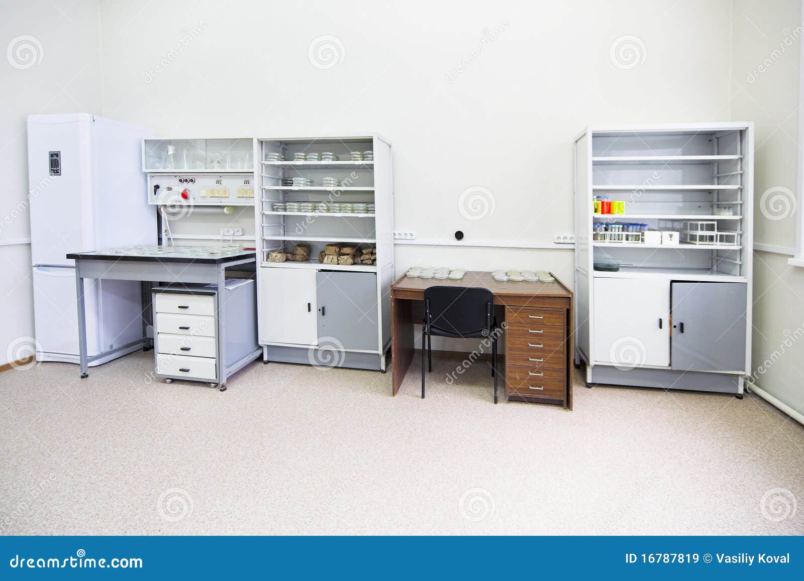 Laboratory interior stock image. Image of hospital, cupboard - 16787819