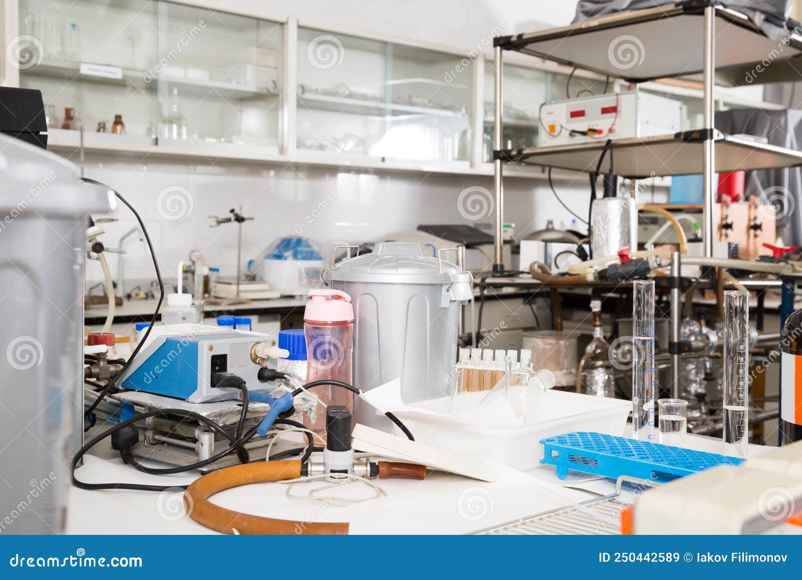 Laboratory interior stock image. Image of medical, science - 250442589