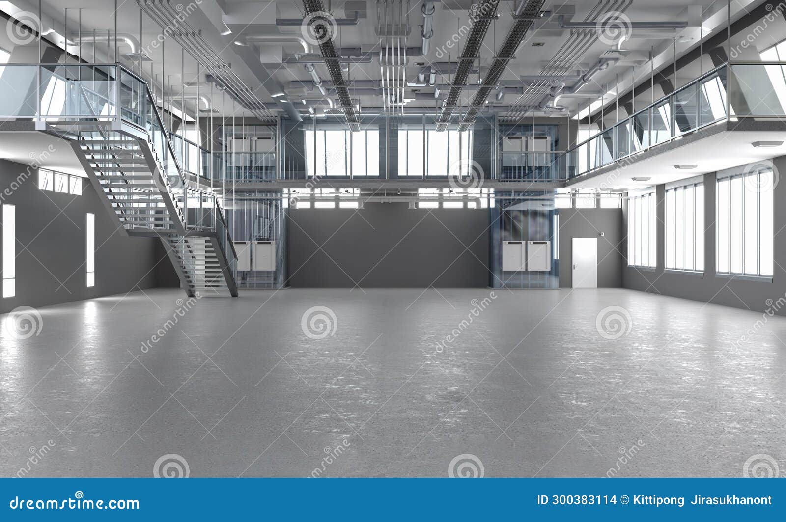 Laboratory Interior or Manufacturing Factory with Space Stock ...