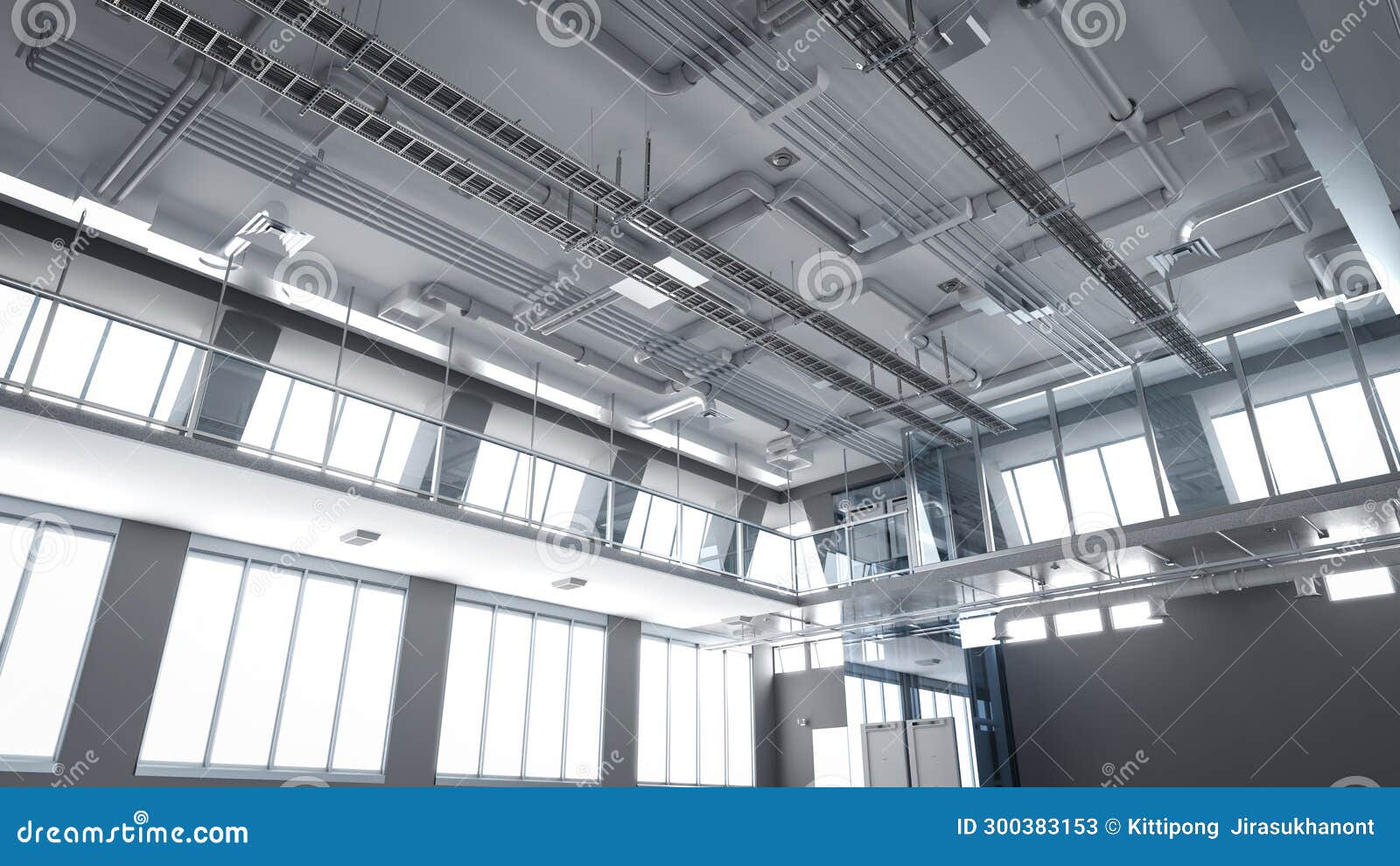 Laboratory Interior or Manufacturing Factory with Space Stock ...