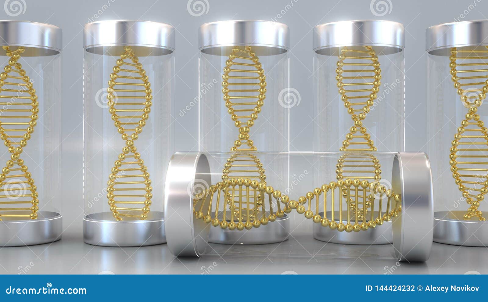 Laboratory Jars With Different Rare Specimens. Royalty-Free Stock ...