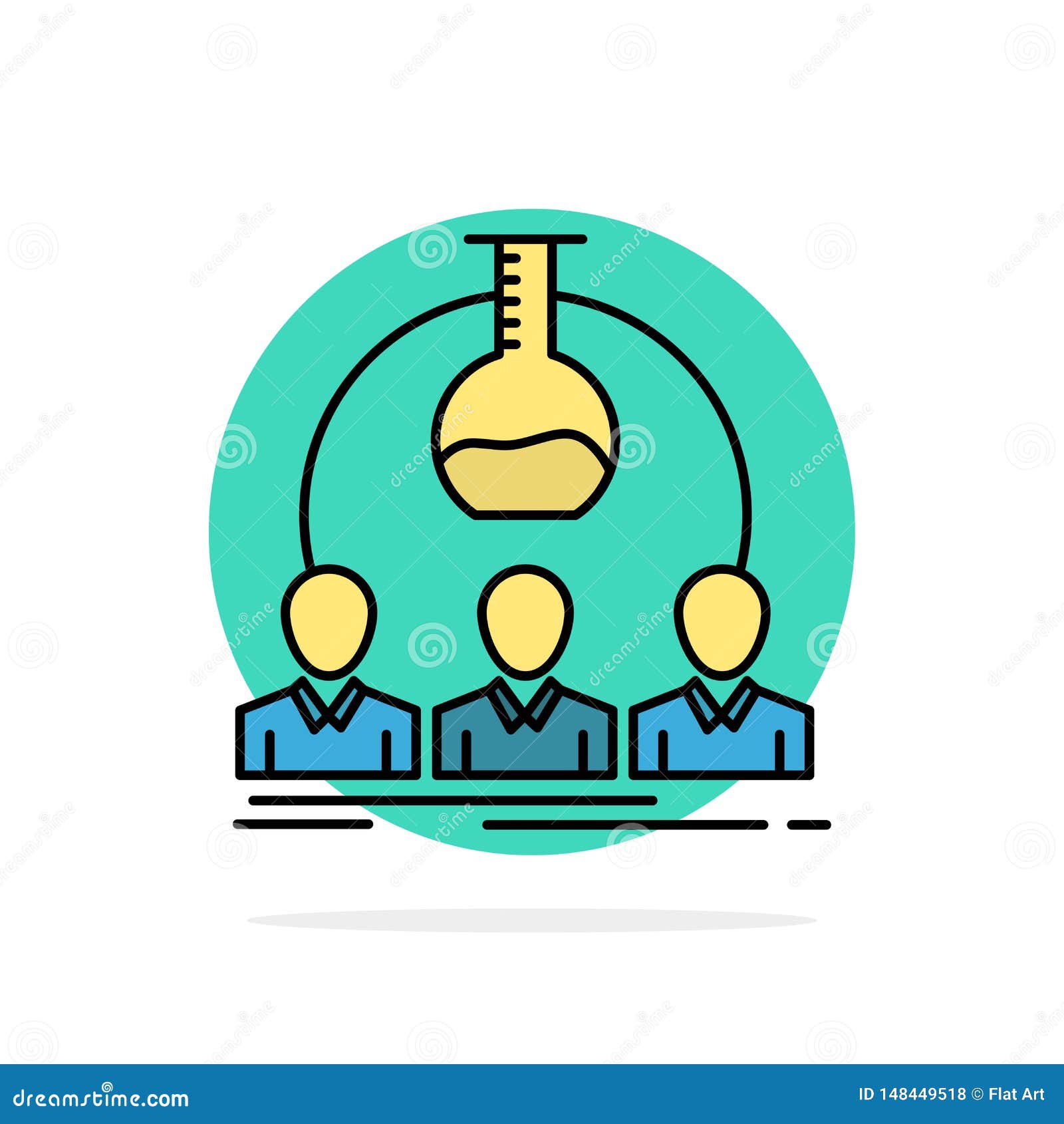 Laboratory, Lab, Man, Experiment, Scientist Abstract Circle Background ...