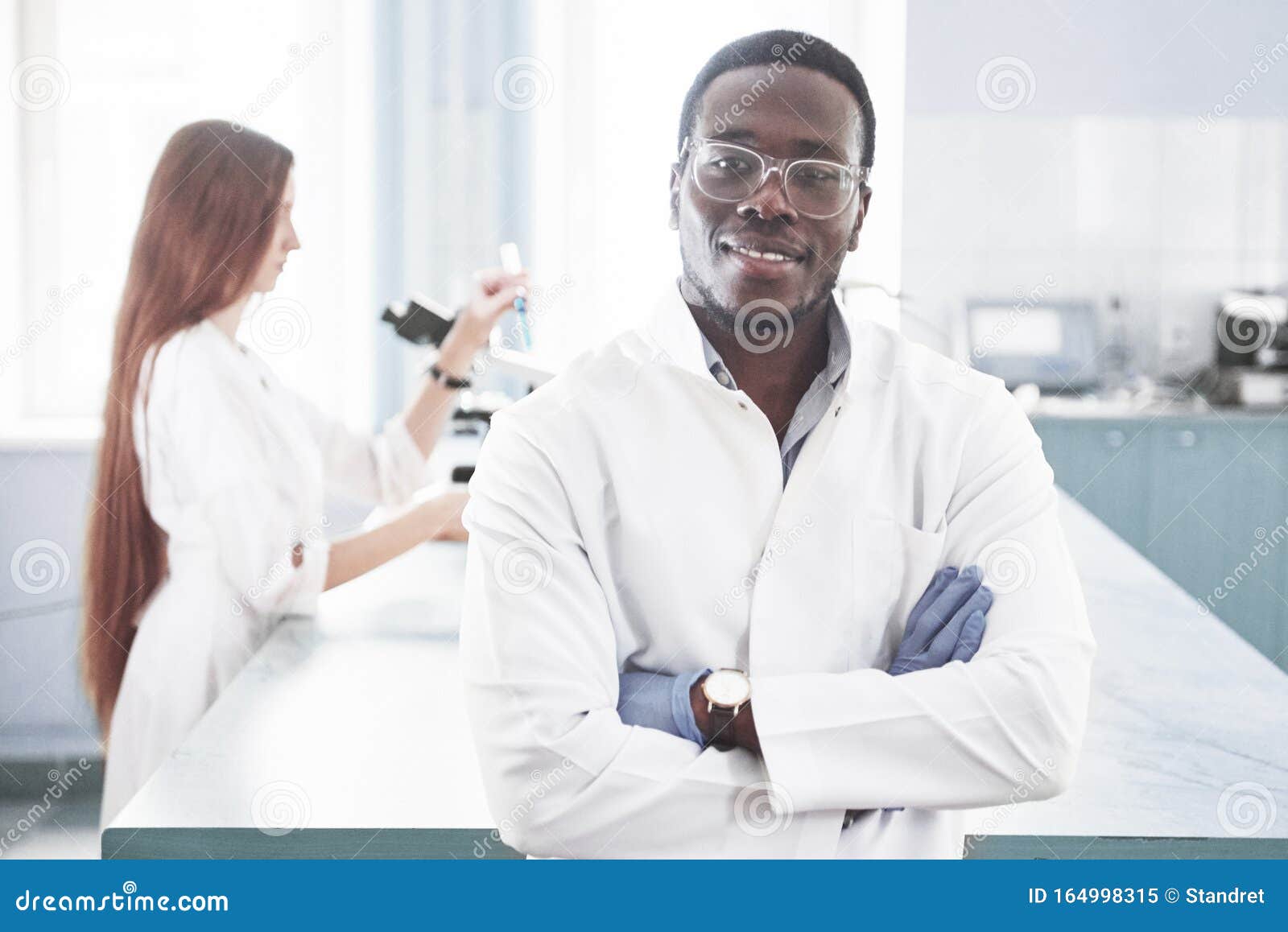 Laboratory Laboratories Conduct Experiments in a Chemical Laboratory in ...