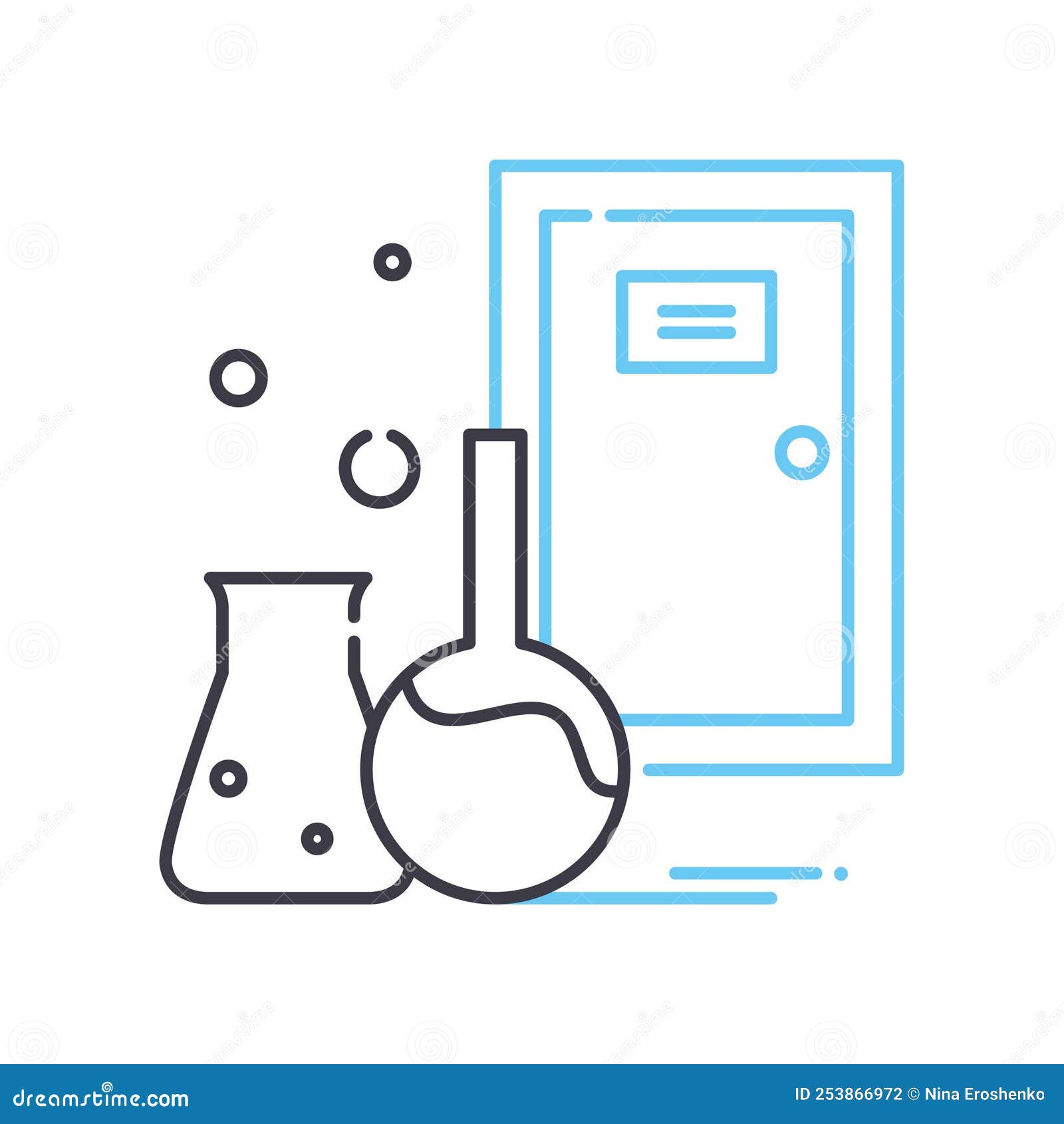 Laboratory Line Icon, Outline Symbol, Vector Illustration, Concept Sign ... Laboratory Line Icon, Outline Symbol, Vector Illustration, Concept Sign ...
