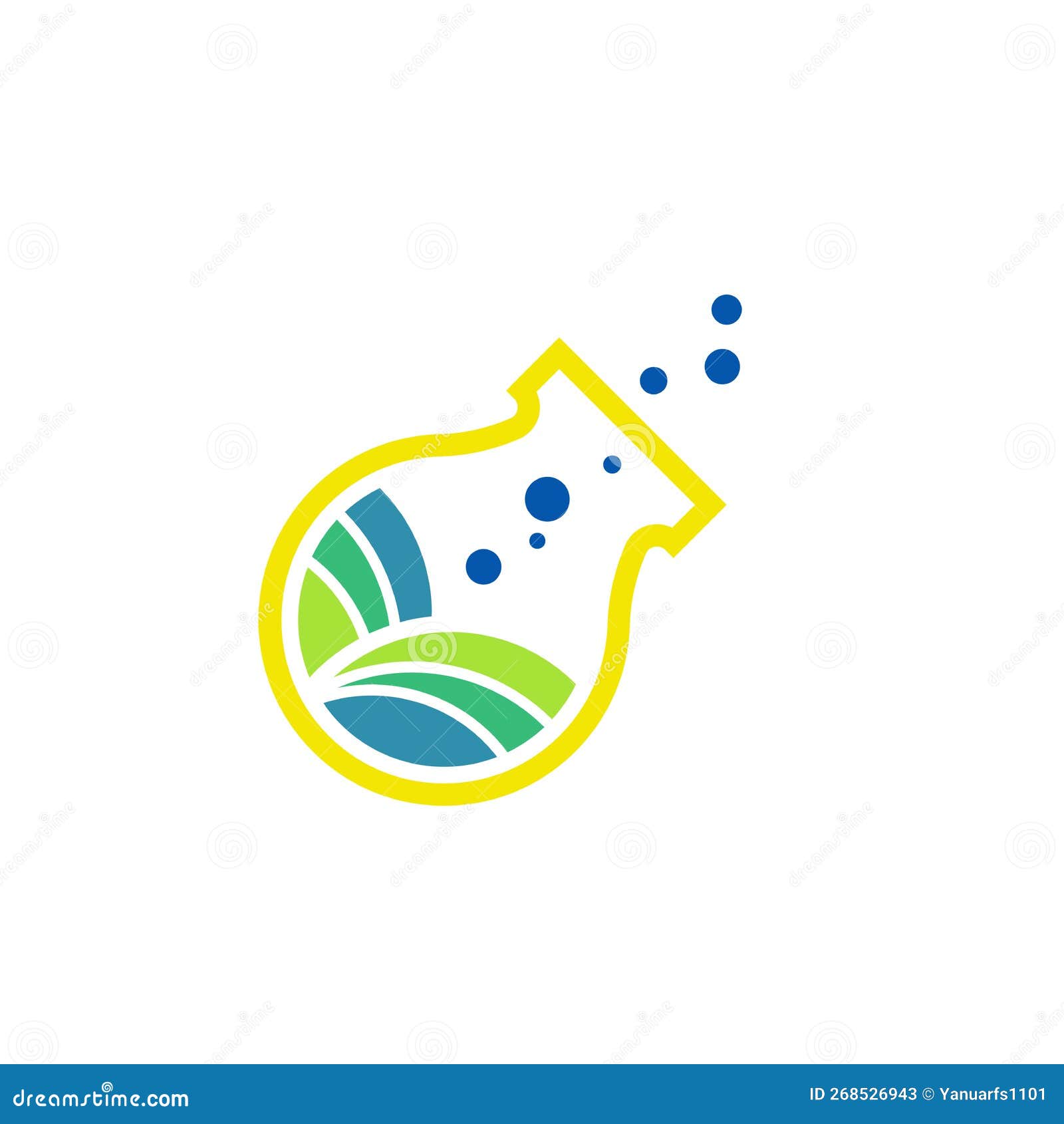 Laboratory Logo Design Concept Stock Illustration - Illustration of ...