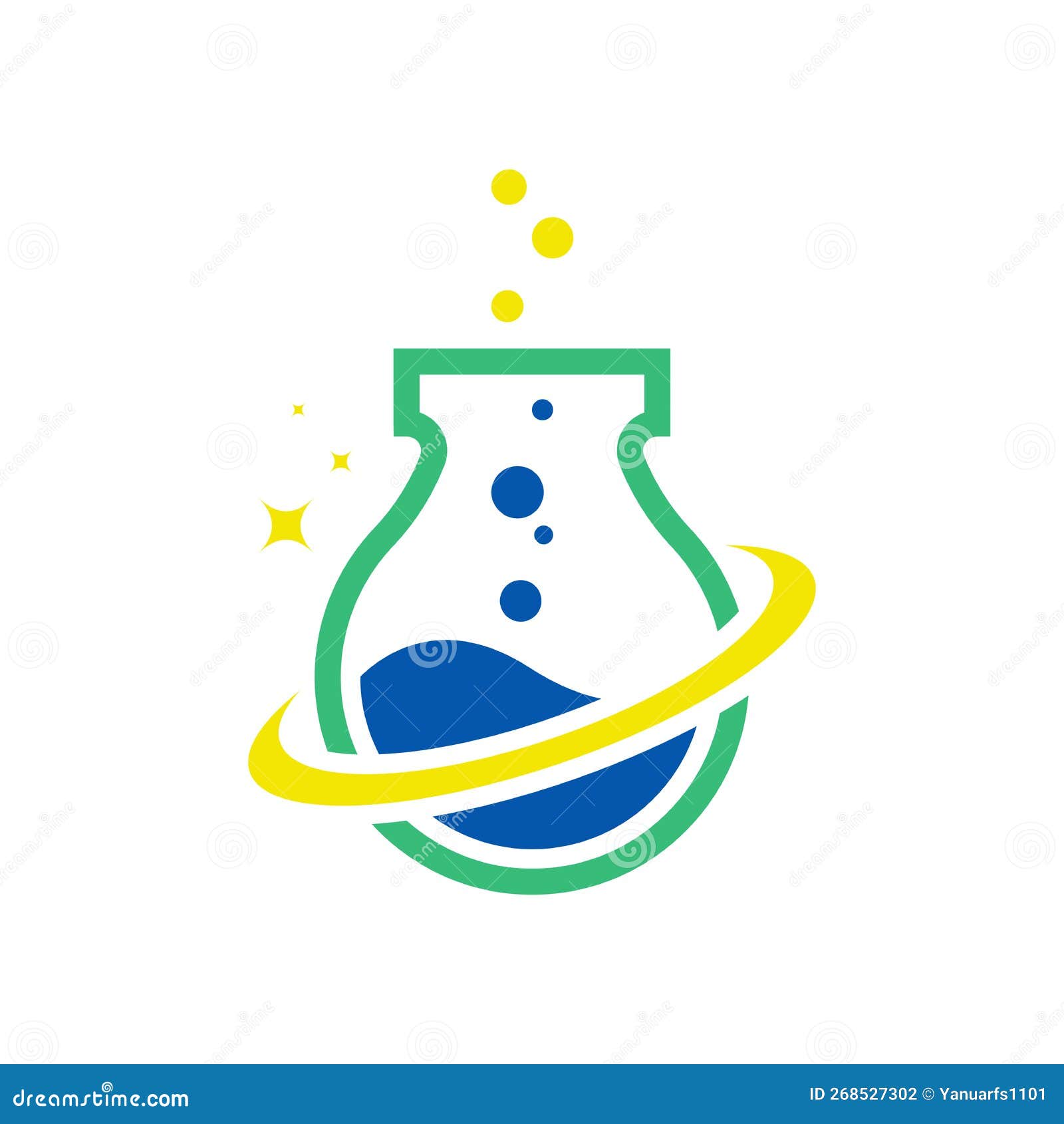 Laboratory Logo Design Concept Stock Illustration - Illustration of ...