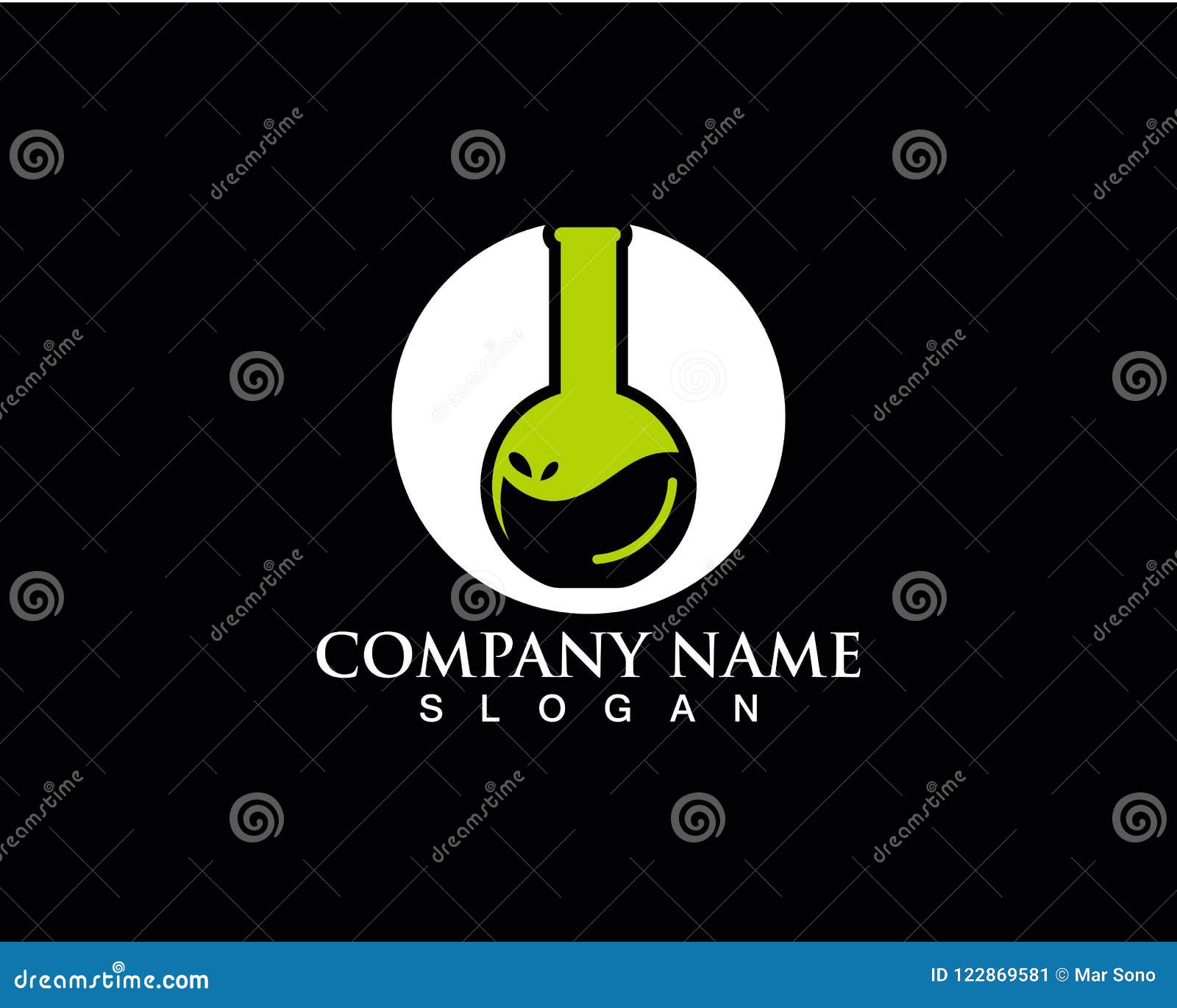 Laboratorium Logo and Symbols Vector Lab Stock Illustration ...