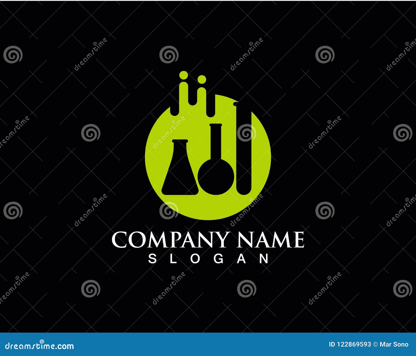 Laboratorium Logo and Symbols Vector Lab Stock Illustration ...