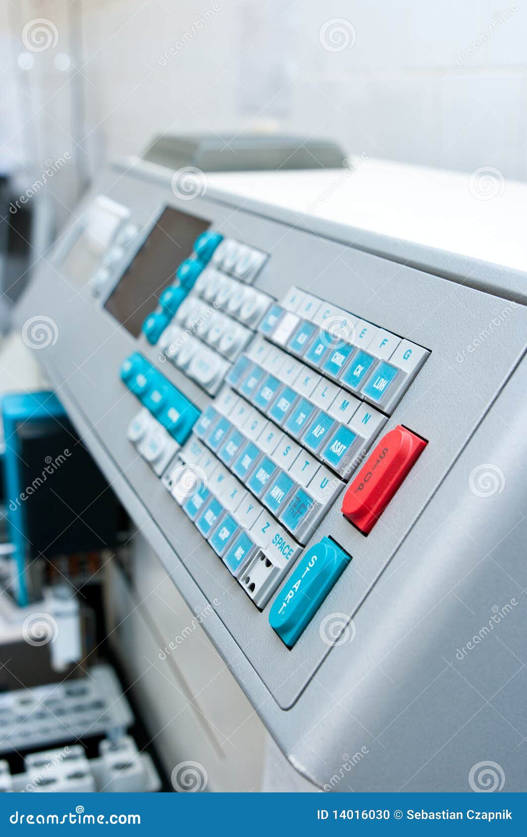 Laboratory machine detail stock photo. Image of special - 14016030