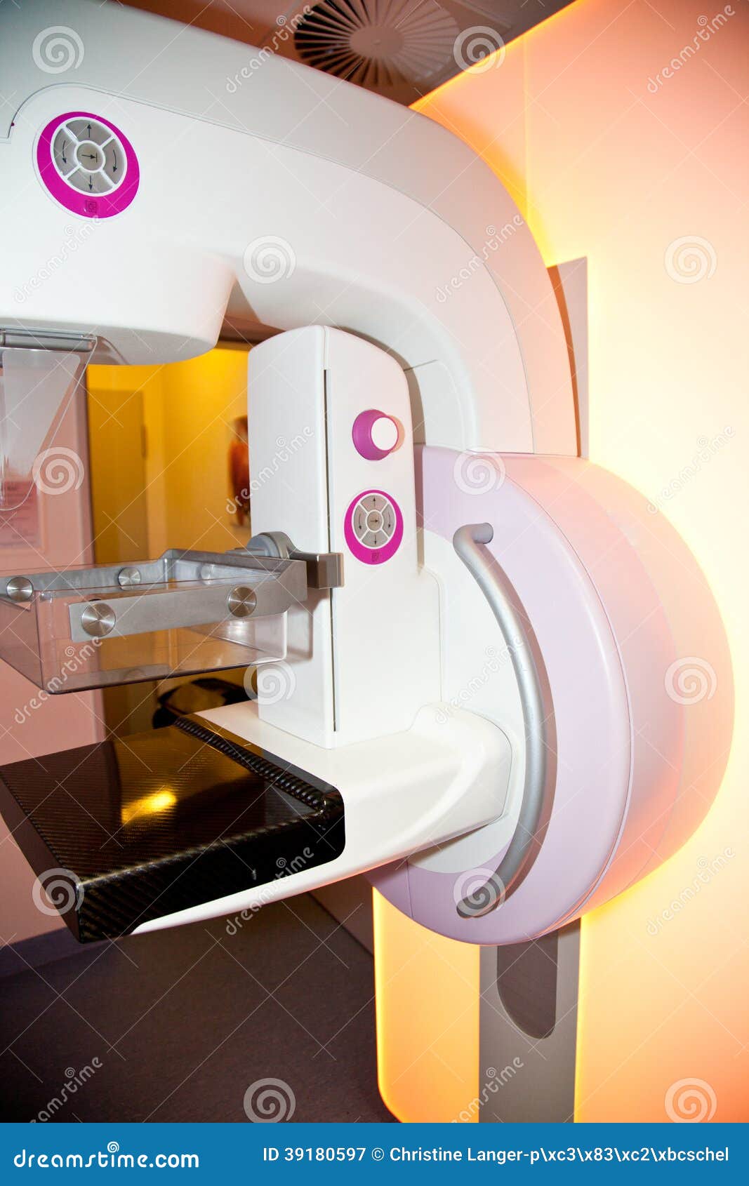 Laboratory with Mammography Machine Stock Image - Image of female ...