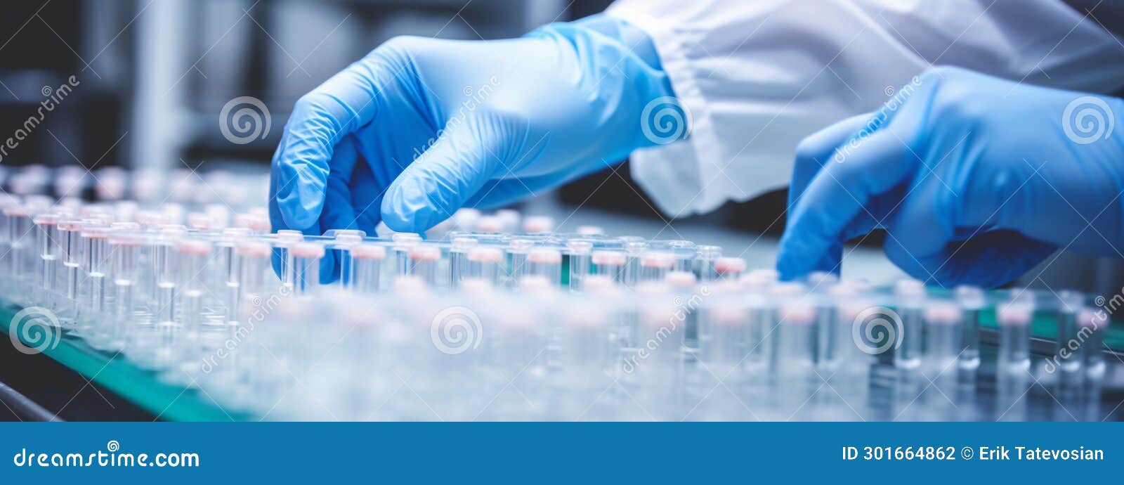 Laboratory Man with Test Tubes. Generative AI, Stock Illustration ...