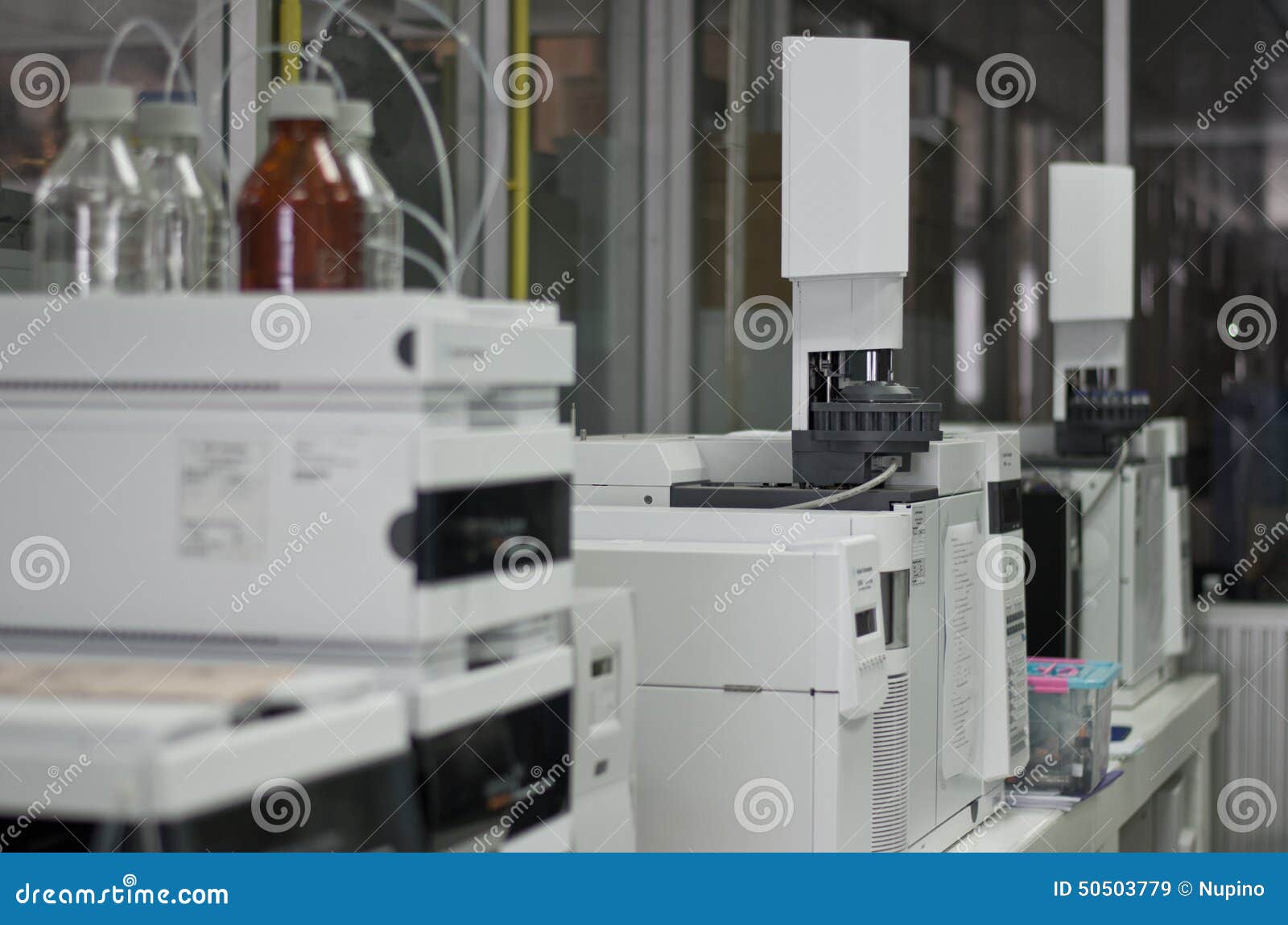 Laboratory stock image. Image of chemistry, operated - 50503779