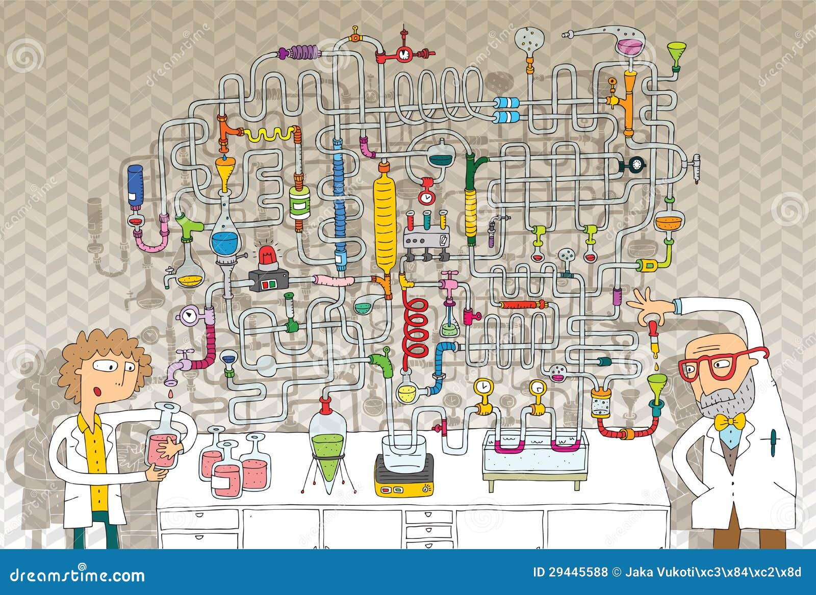 Laboratory Cartoons, Illustrations & Vector Stock Images - 494473 ...