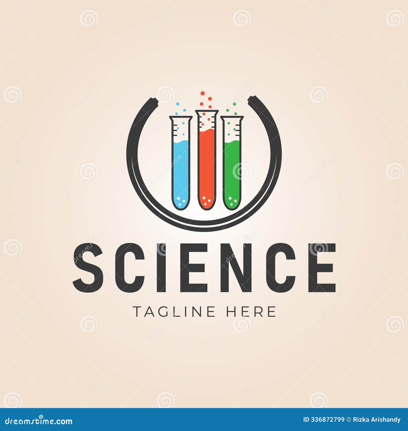Erlenmeyer Glass For Laboratory Experiment Logo Vector Illustration ...