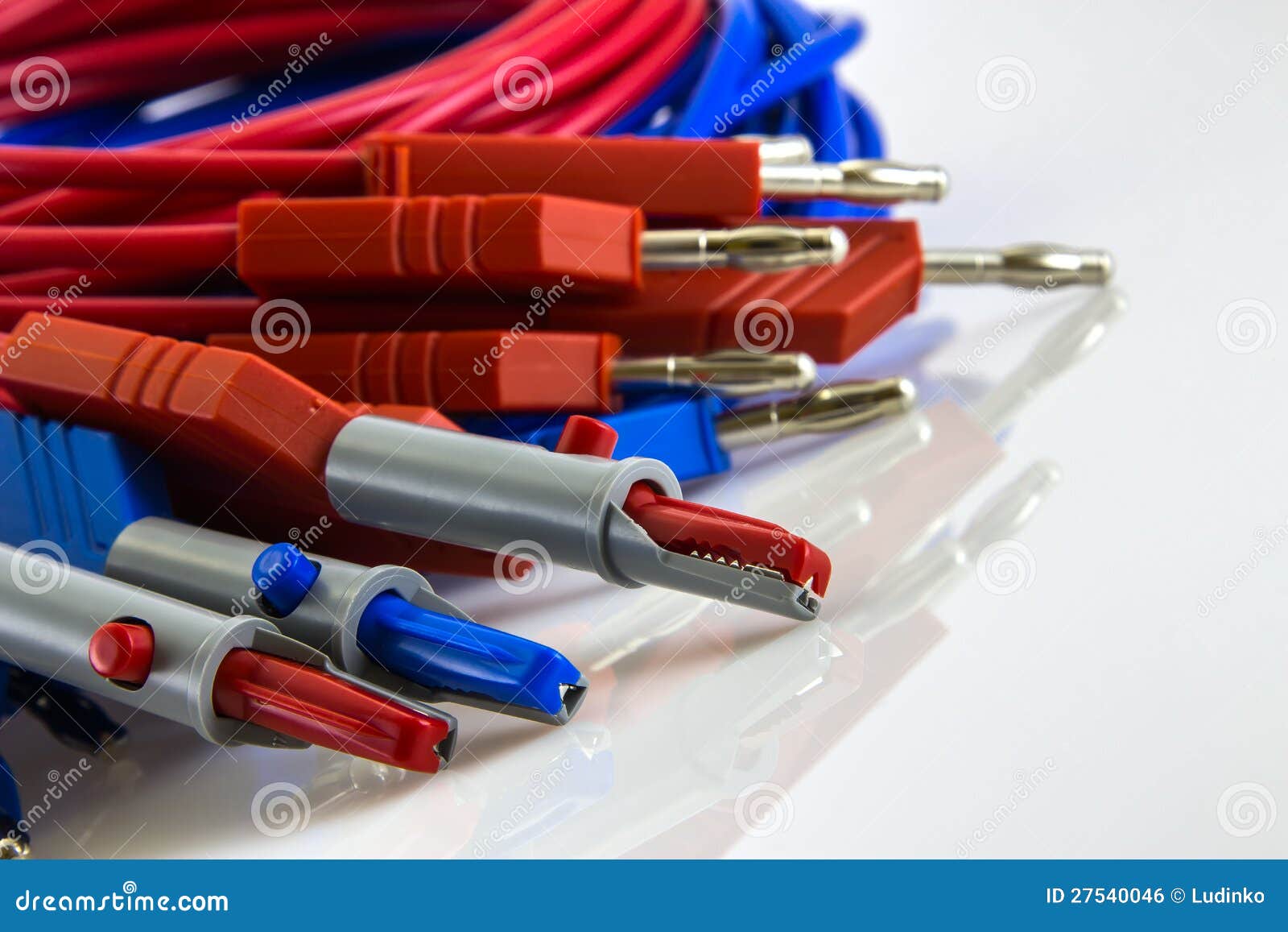 Laboratory Measuring Electrical Cables Stock Photo - Image of ...