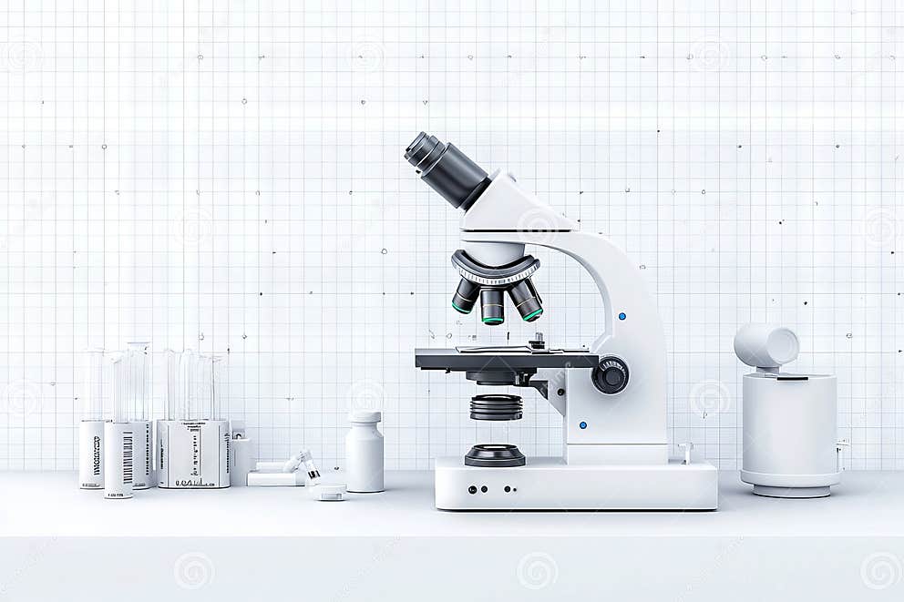 Laboratory Measuring Instruments in Modern Physics. Stock Photo - Image ...