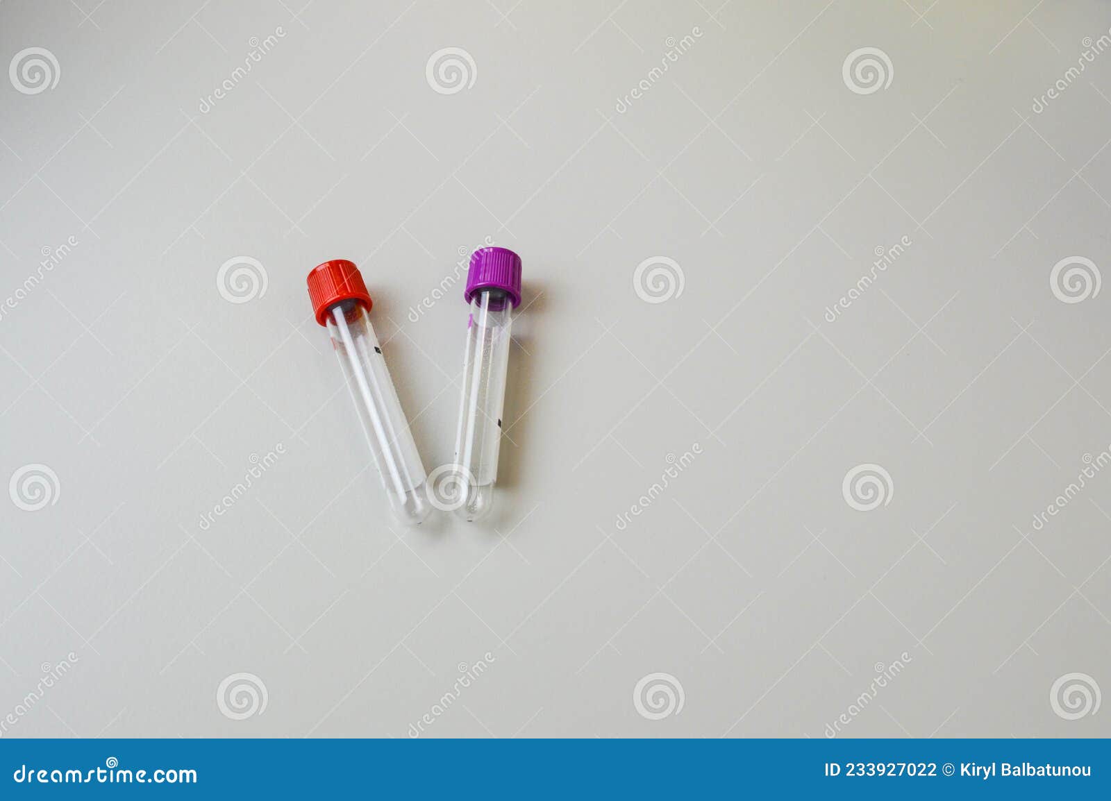 Laboratory Medical Test Tubes on the Table Stock Photo - Image of ...
