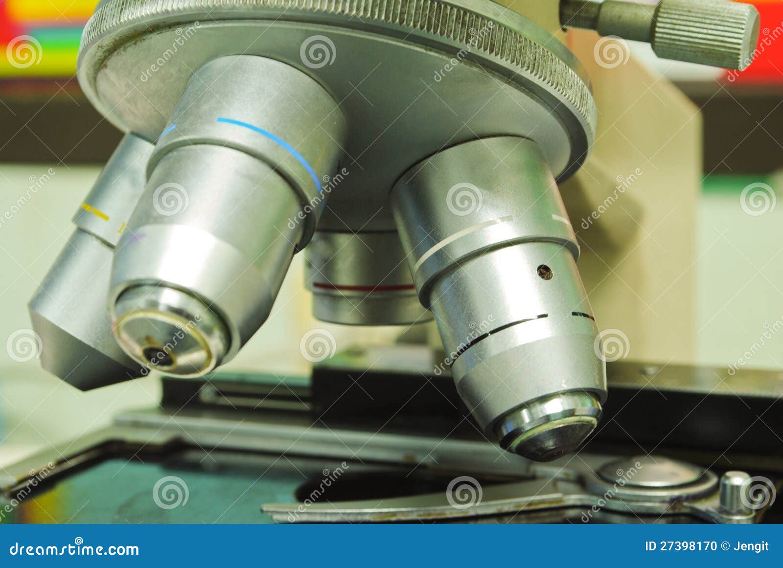 Laboratory Microscope stock photo. Image of lens, biology - 27398170