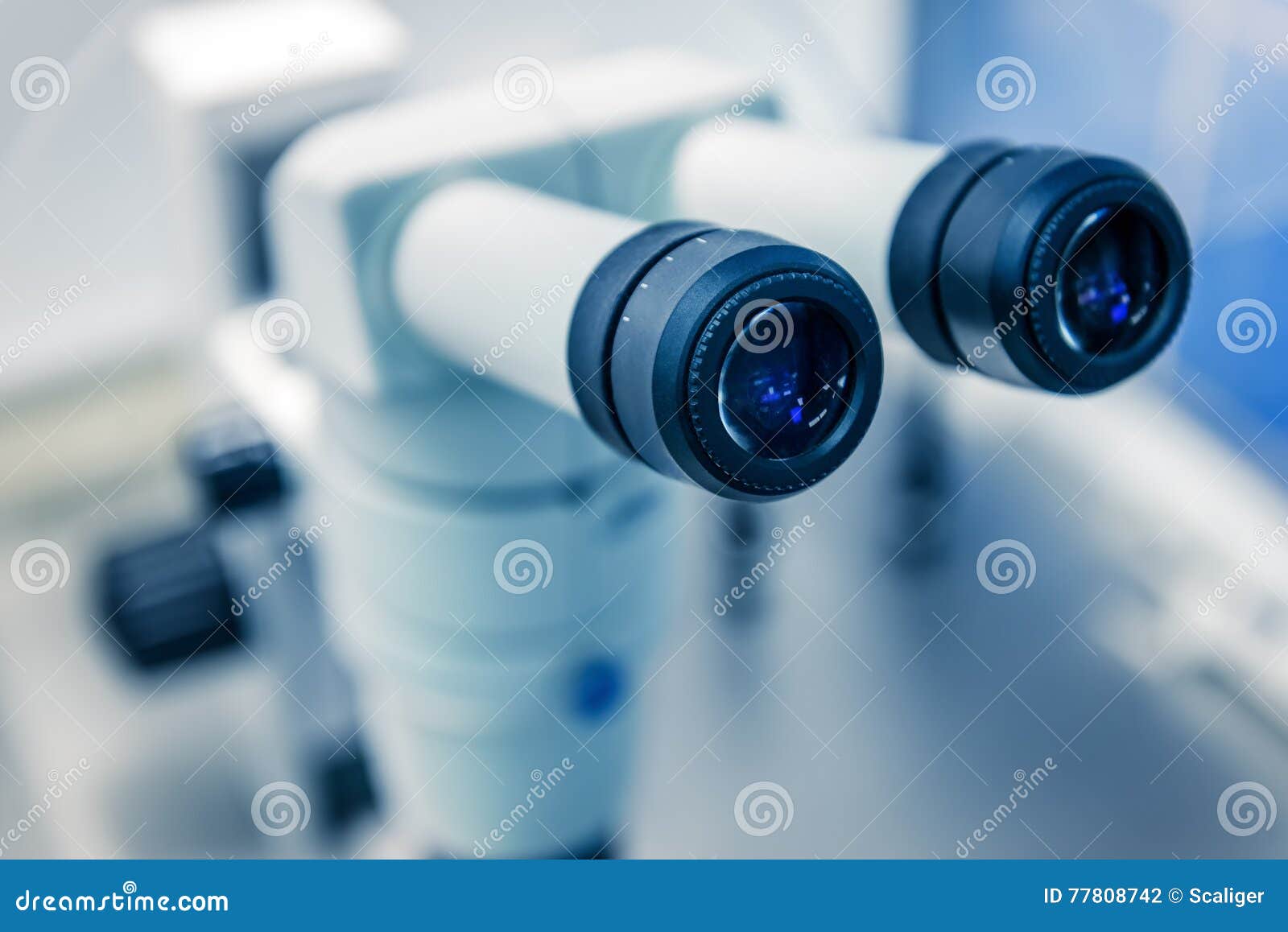 Laboratory Microscope Background Stock Photo - Image of cancer ...