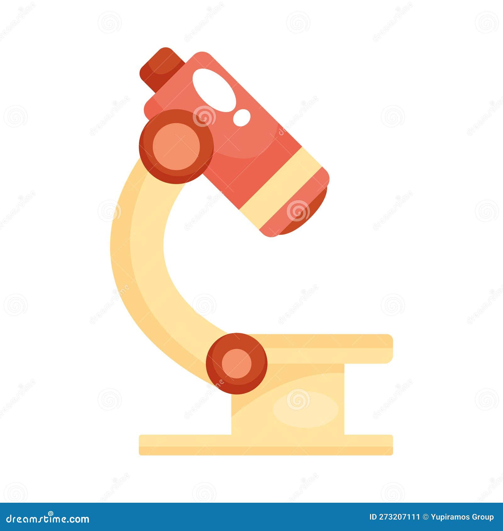 Laboratory microscope icon stock vector. Illustration of medical ...