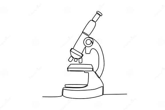 A laboratory microscope stock vector. Illustration of medicine - 289101087